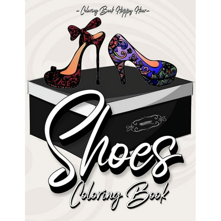 high heel shoes coloring pages