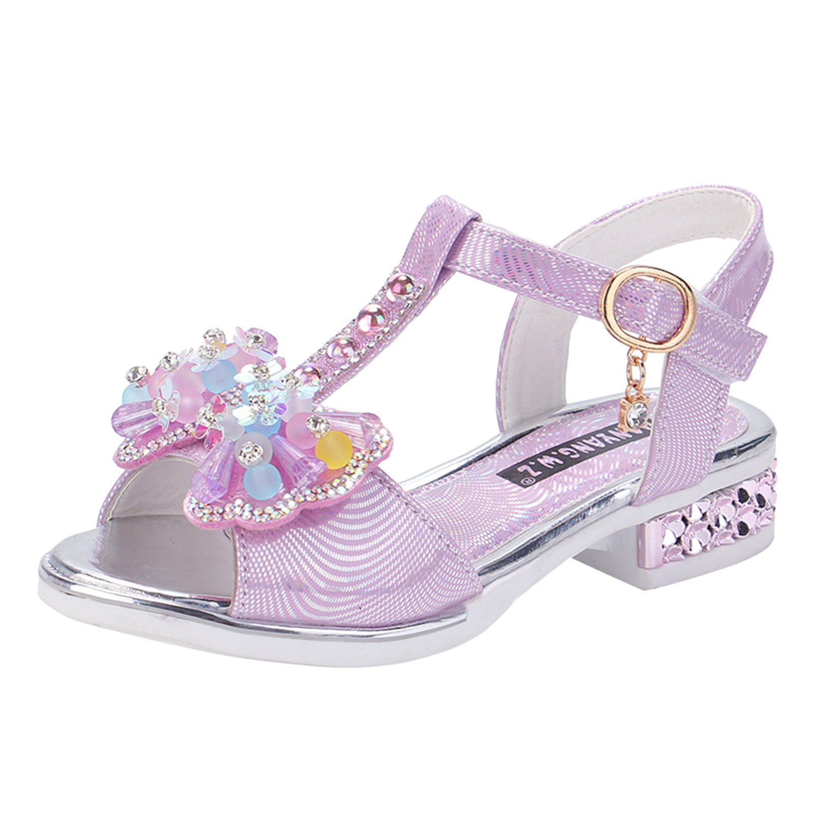 Shoes Fashion Girls Sandals Size Thick Soles With Sandals Size Diamond ...
