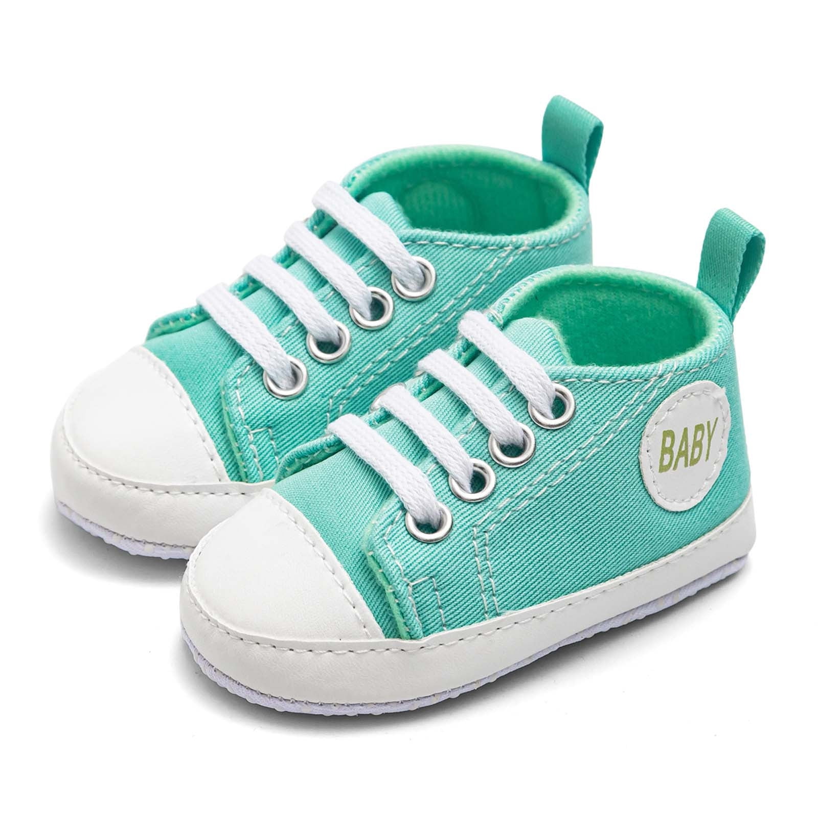 Shoes For Babies Newborn Infant Baby Boys Girls Sandals Solid Canvas ...