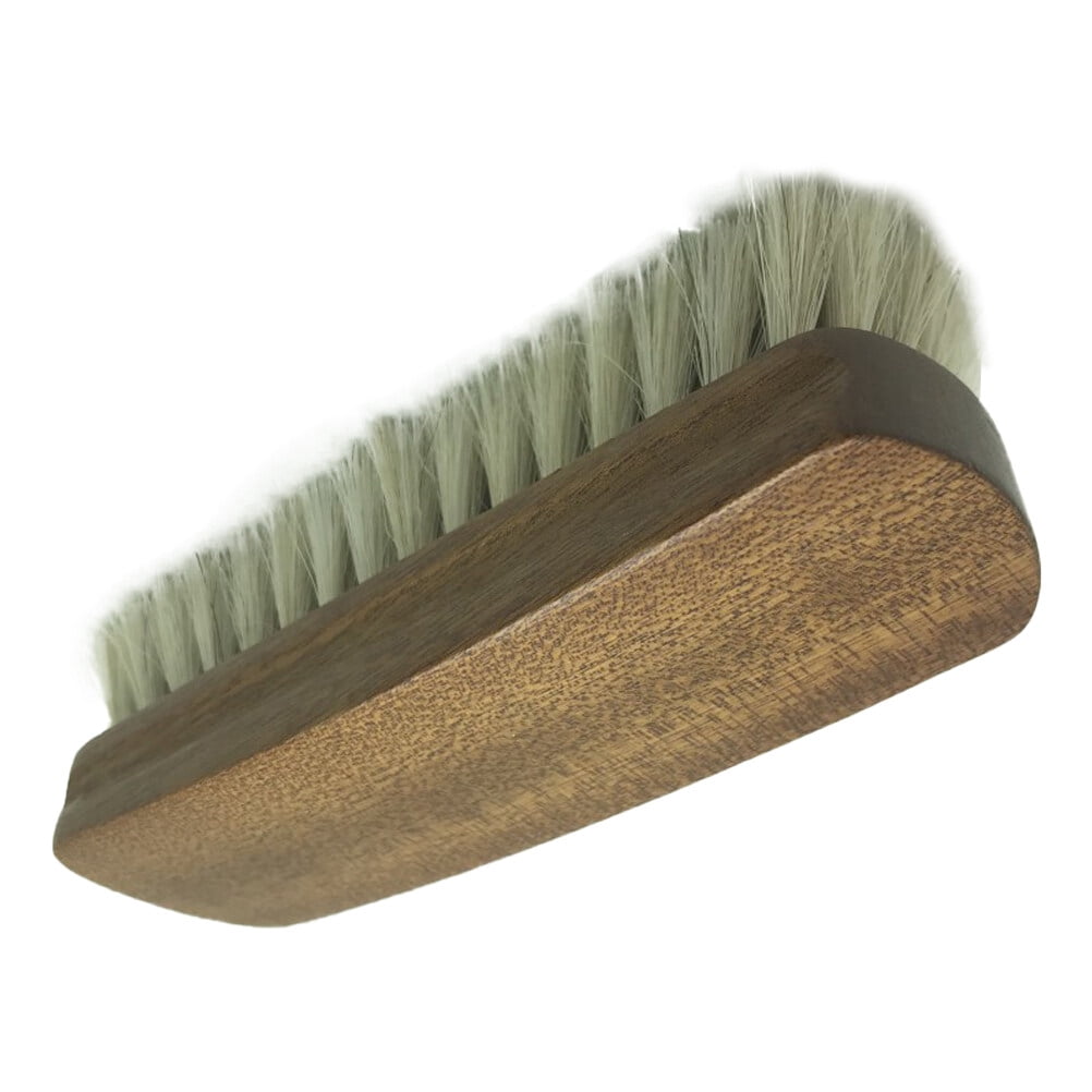 Shoes Horse Hair Boot Polish Brush Polishing Shoe-Shiner Wooden Handle ...