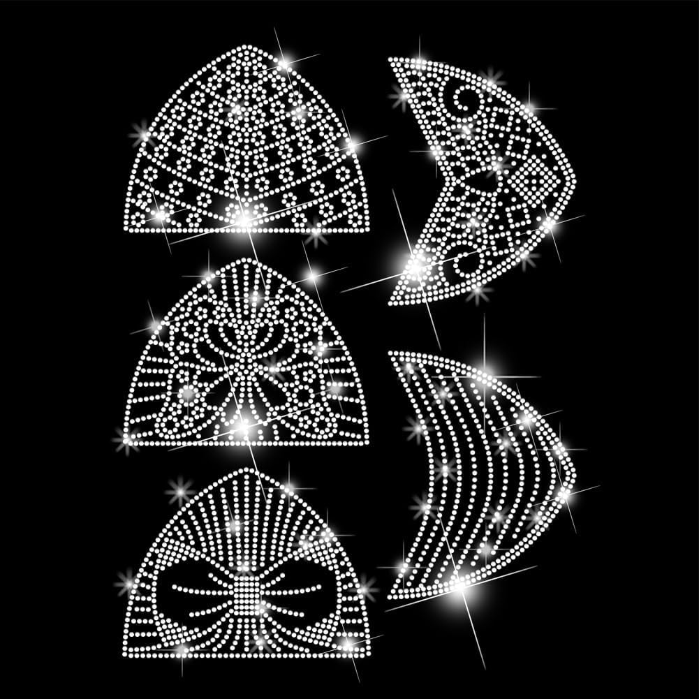 Shoes Pattern Iron on Rhinestones Transfer Shoes Pattern Crystal Heat ...