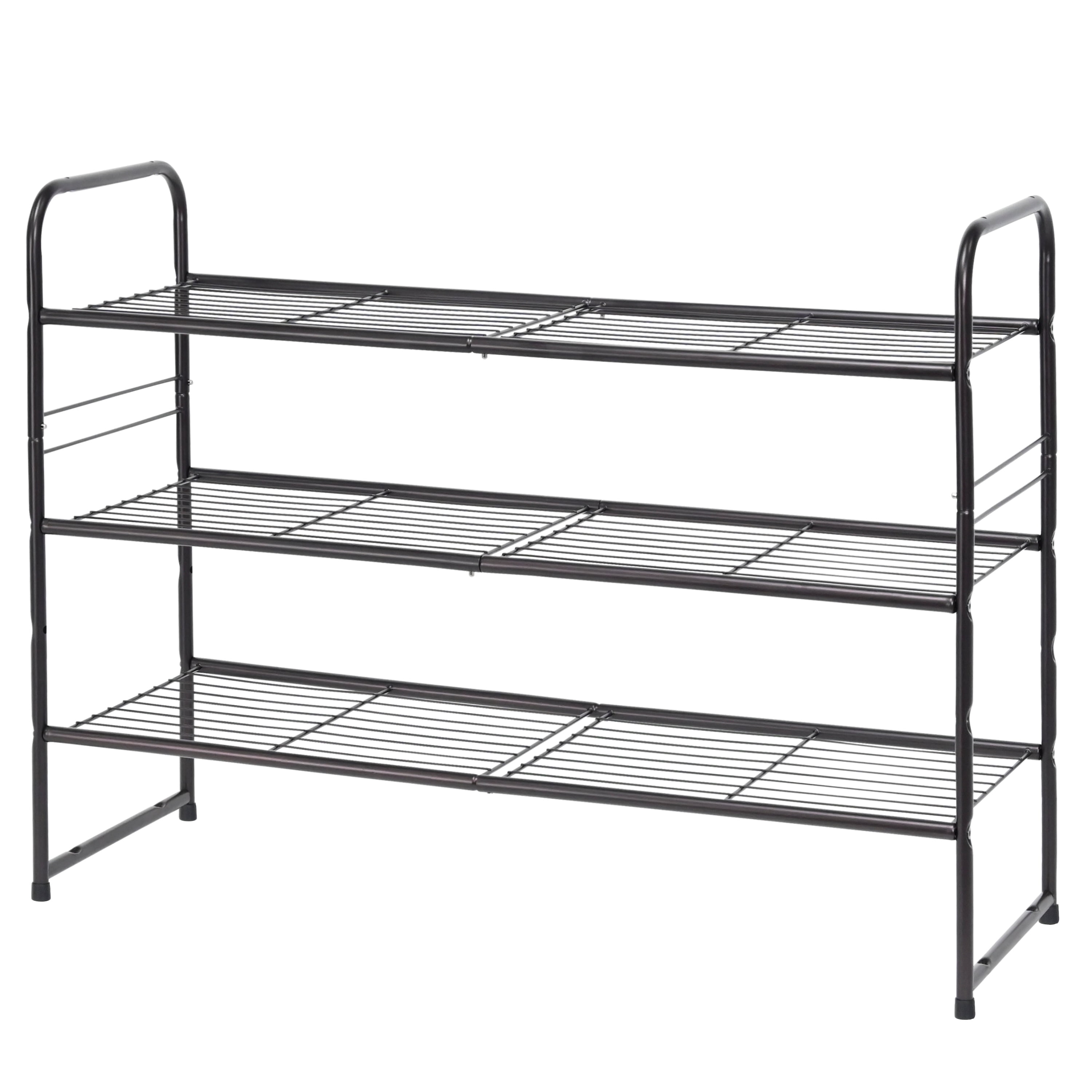 Shoes Rack Shelf for Closet Metal Stackable Shoe Storage Organizer ...