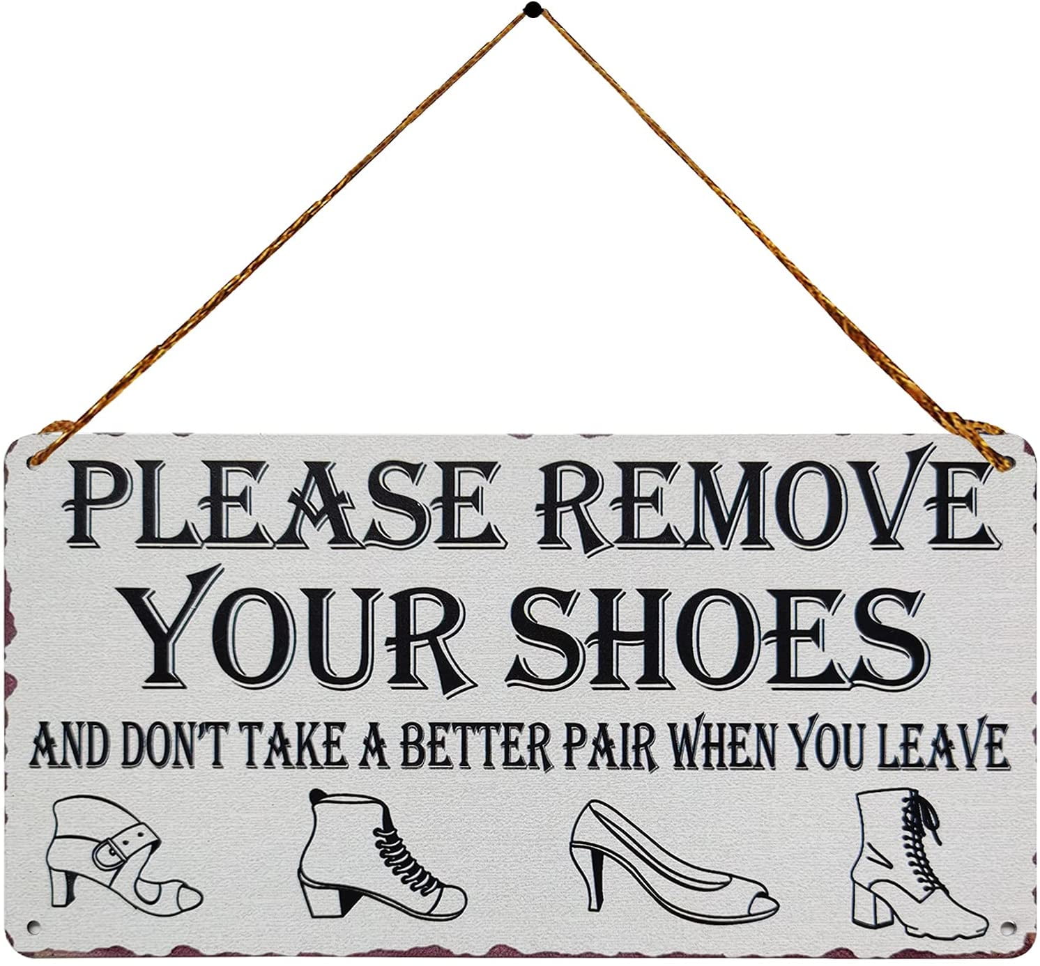 Shoes Off Sign, Please Remove Your Shoes and Don't take a Better Pair ...