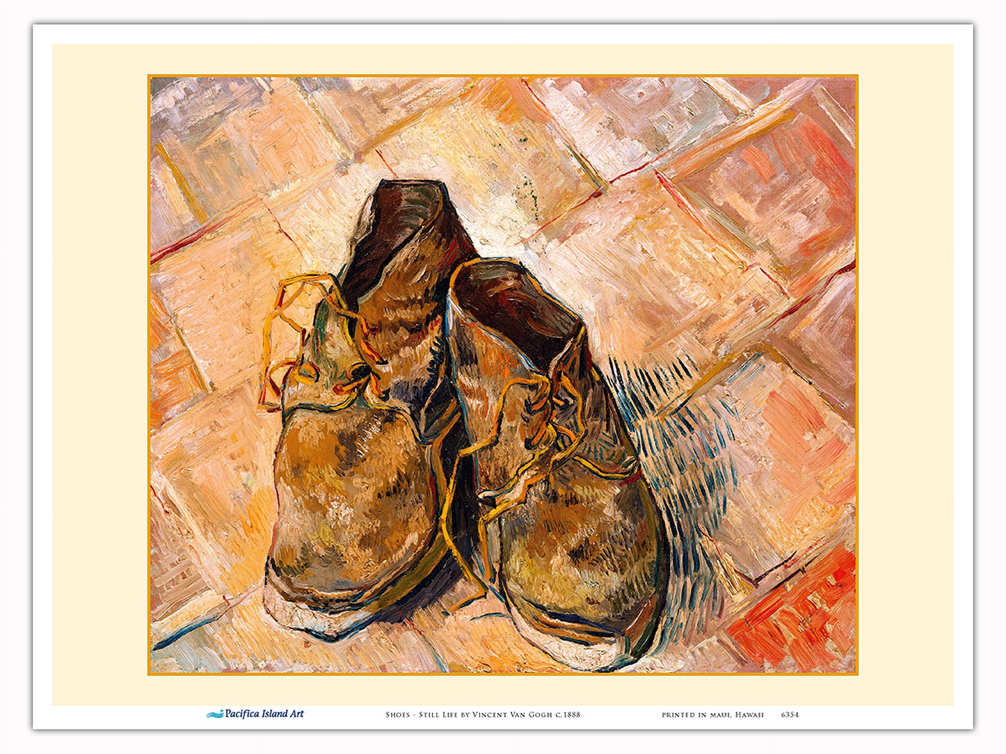Shoes - Still Life - From an Original Color Painting by Vincent Van ...