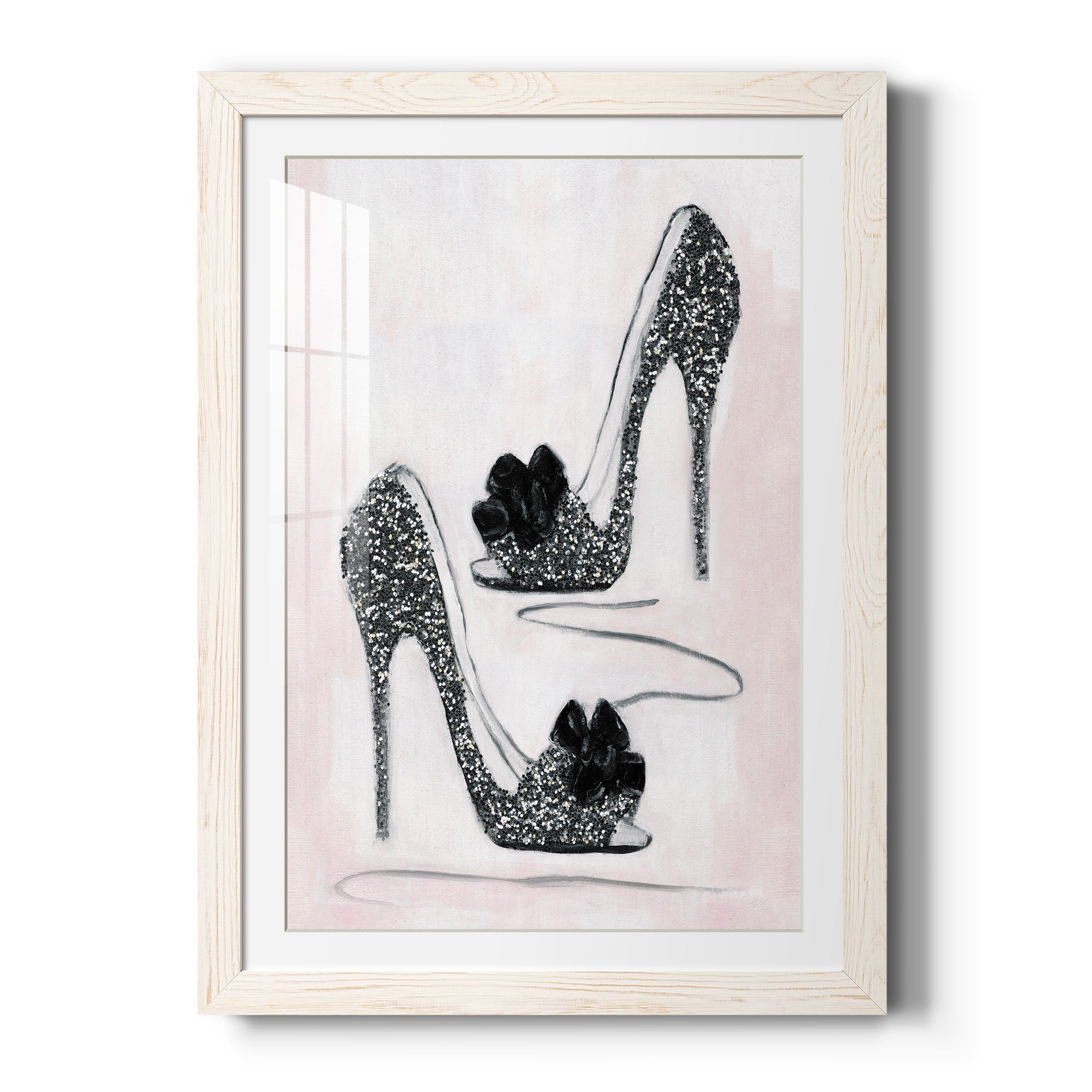 Shoes That Dazzle I - Premium Framed Print - Distressed Barnwood Frame ...