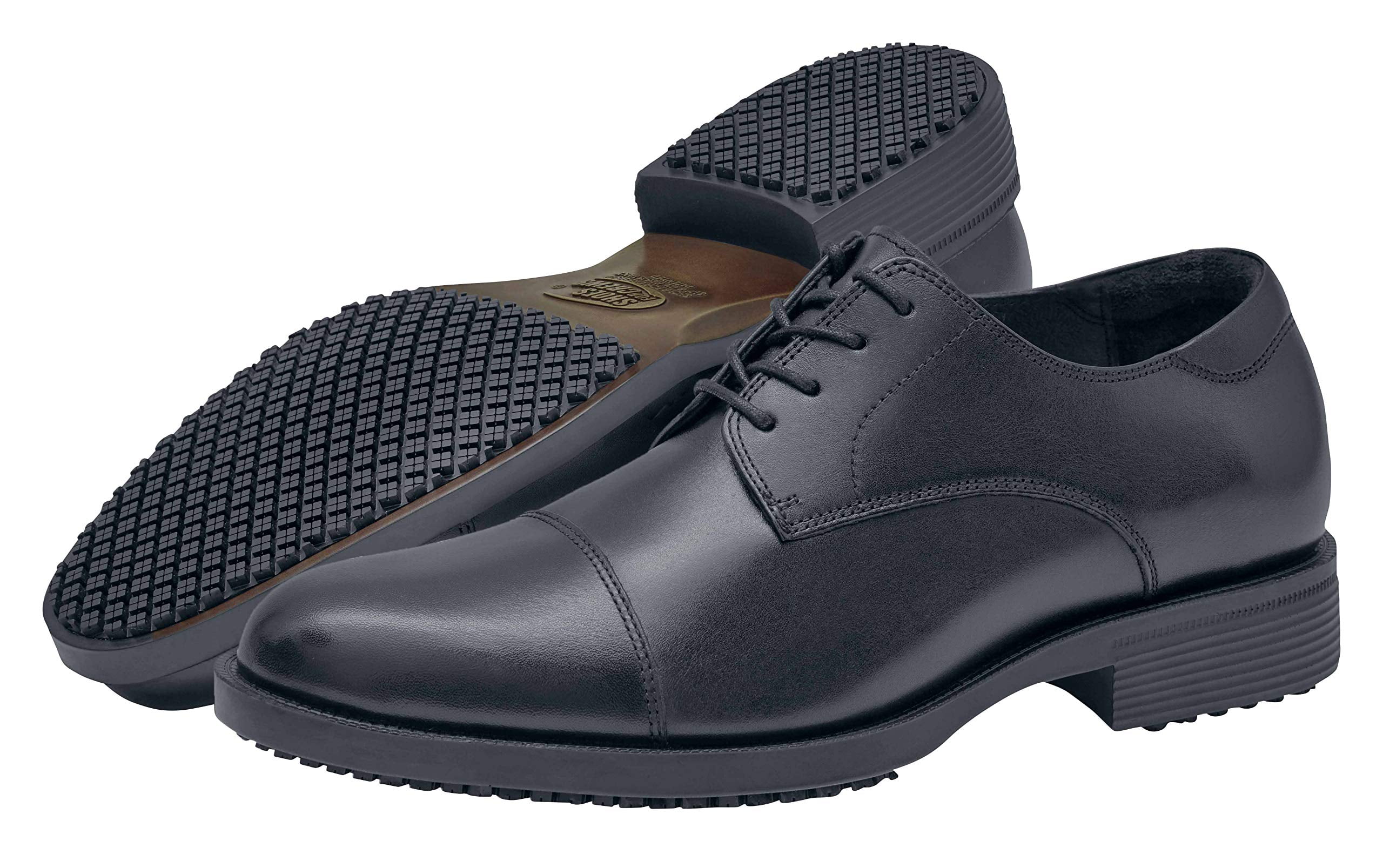Shoes for Crews Senator, Men's Soft Toe Uniform Dress and Work Shoes ...