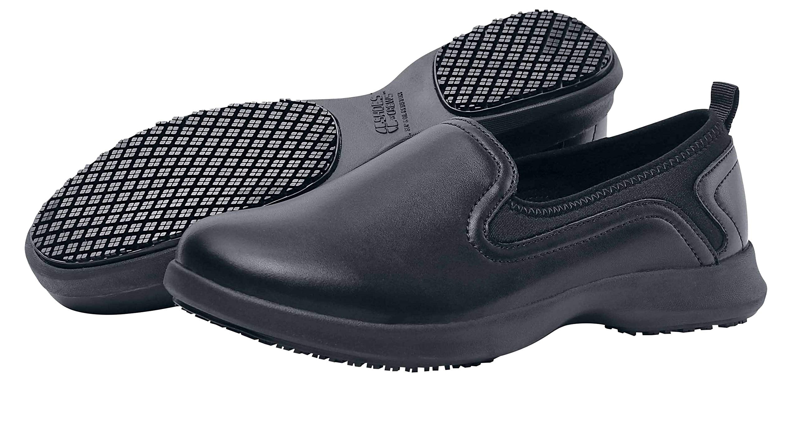Shoes for Crews Womens Quincy Sneaker, Black, 7 US - Walmart.com