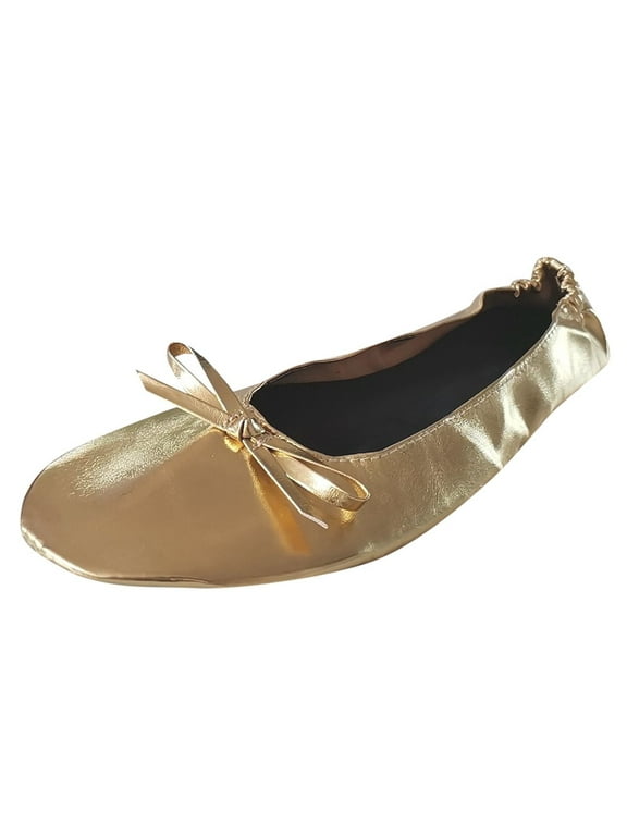 Oooh Geez Women's Pom Pom Ballet Slippers, Cozy Fuzzy Plush House Shoes ...