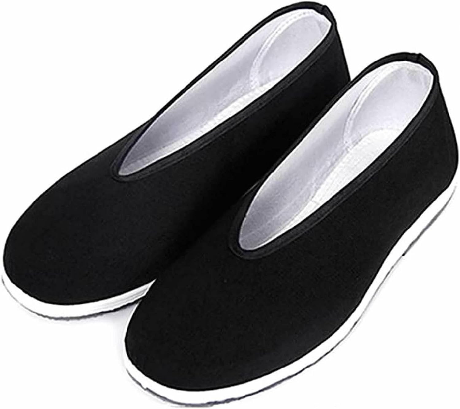Shoes8teen Men's Martial Art Kung Fu Tai Chi Rubber/Cotton Sole Canvas ...