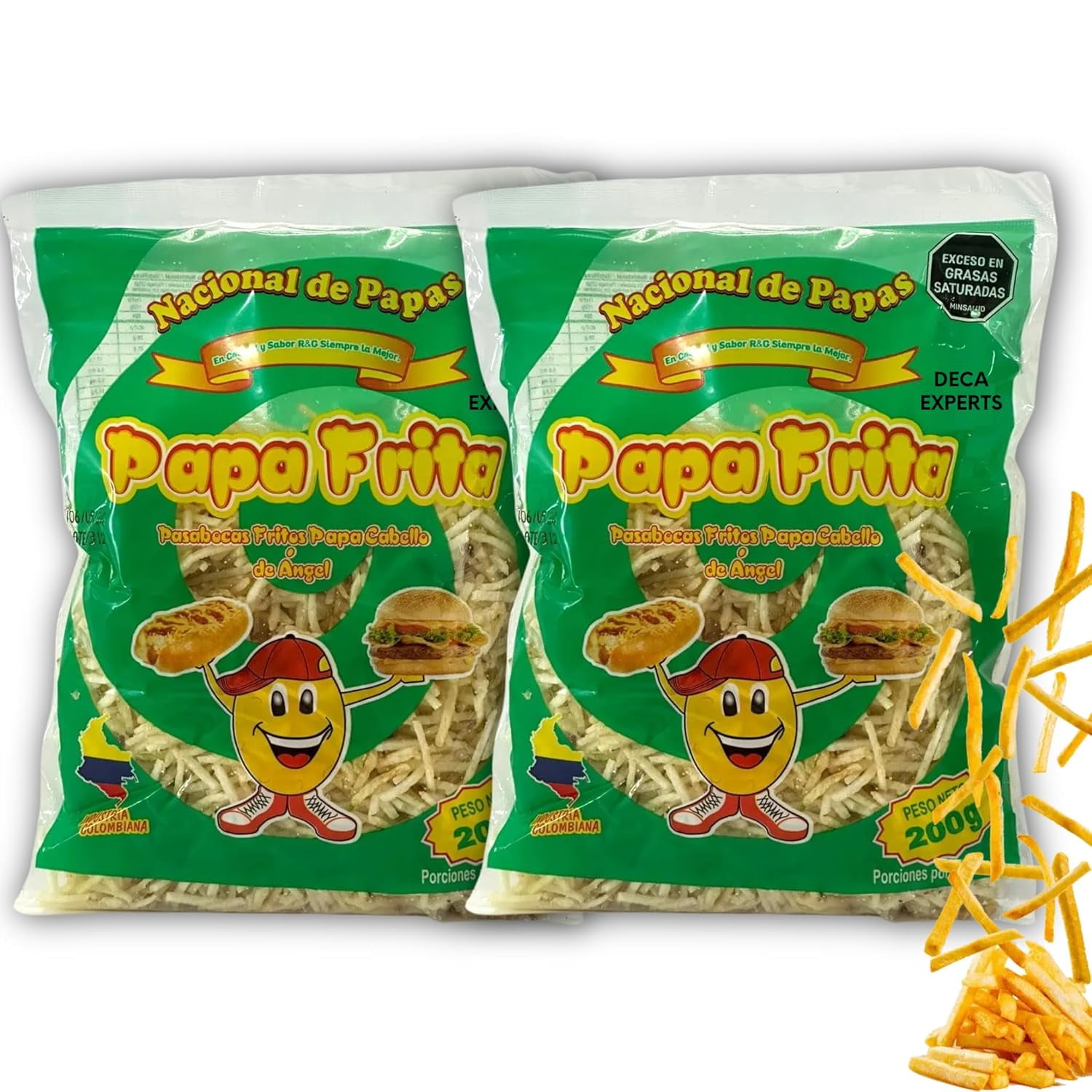 Shoestring Potato Sticks, Crispy, Crunchy snack Hotdog pack of 2 (7 ...
