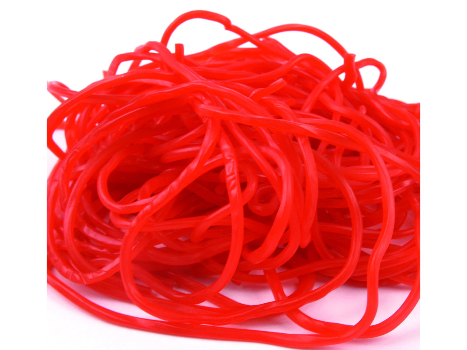 Shoestring Red Licorice Strawberry Laces, Large 2 Pound Bag of Candy ...