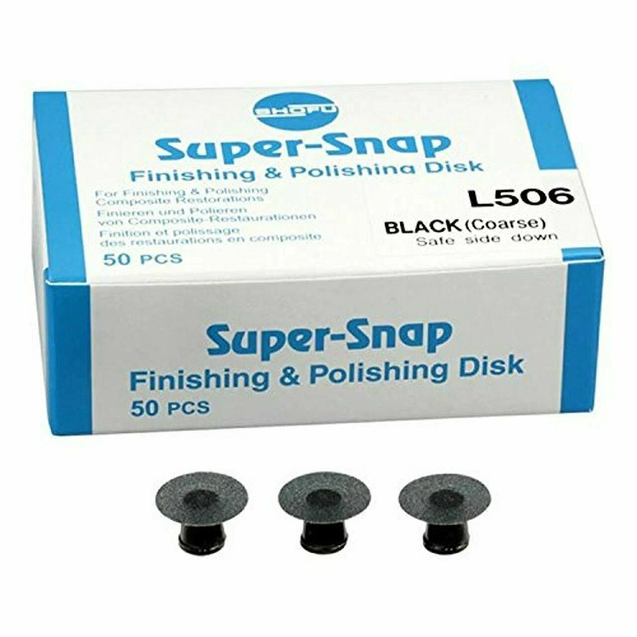 Shofu Super-Snap Disks L506 – Contouring Coarse Discs (Safe Side Down ...