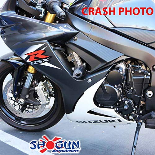 Shogun Suzuki GSXR600 GSXR750 2011 to 2024 Black No Cut Frame Sliders ...
