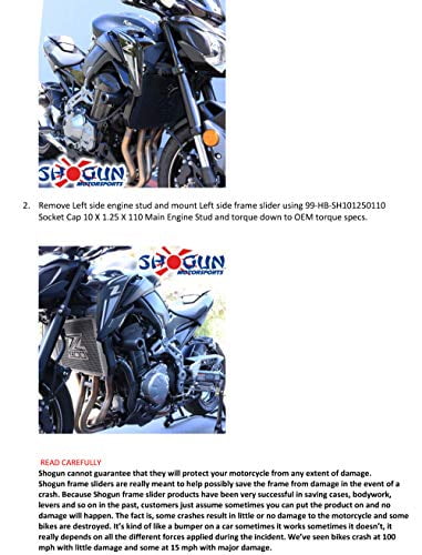 Shogun USA Made Kaw Z900 Z 900 2017 2018 2019 2020 2021 2022 2023 2024 ...