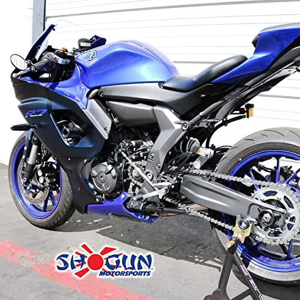 Shogun USA Made Yam YZF-R7 R7 2022 2023 2024 2025 Black No Cut Frame ...