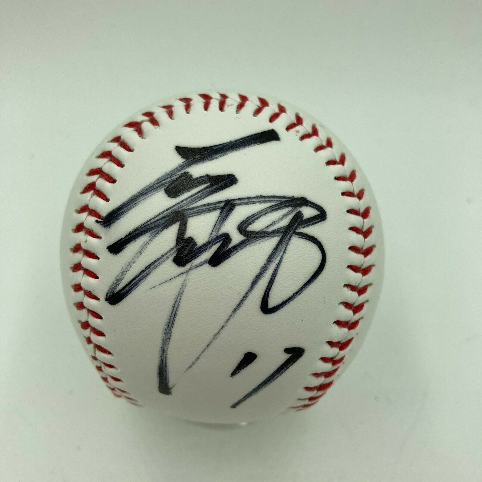 Shohei Ohtani Pre Rookie Japanese Signed Baseball Huge Sig With Beckett ...