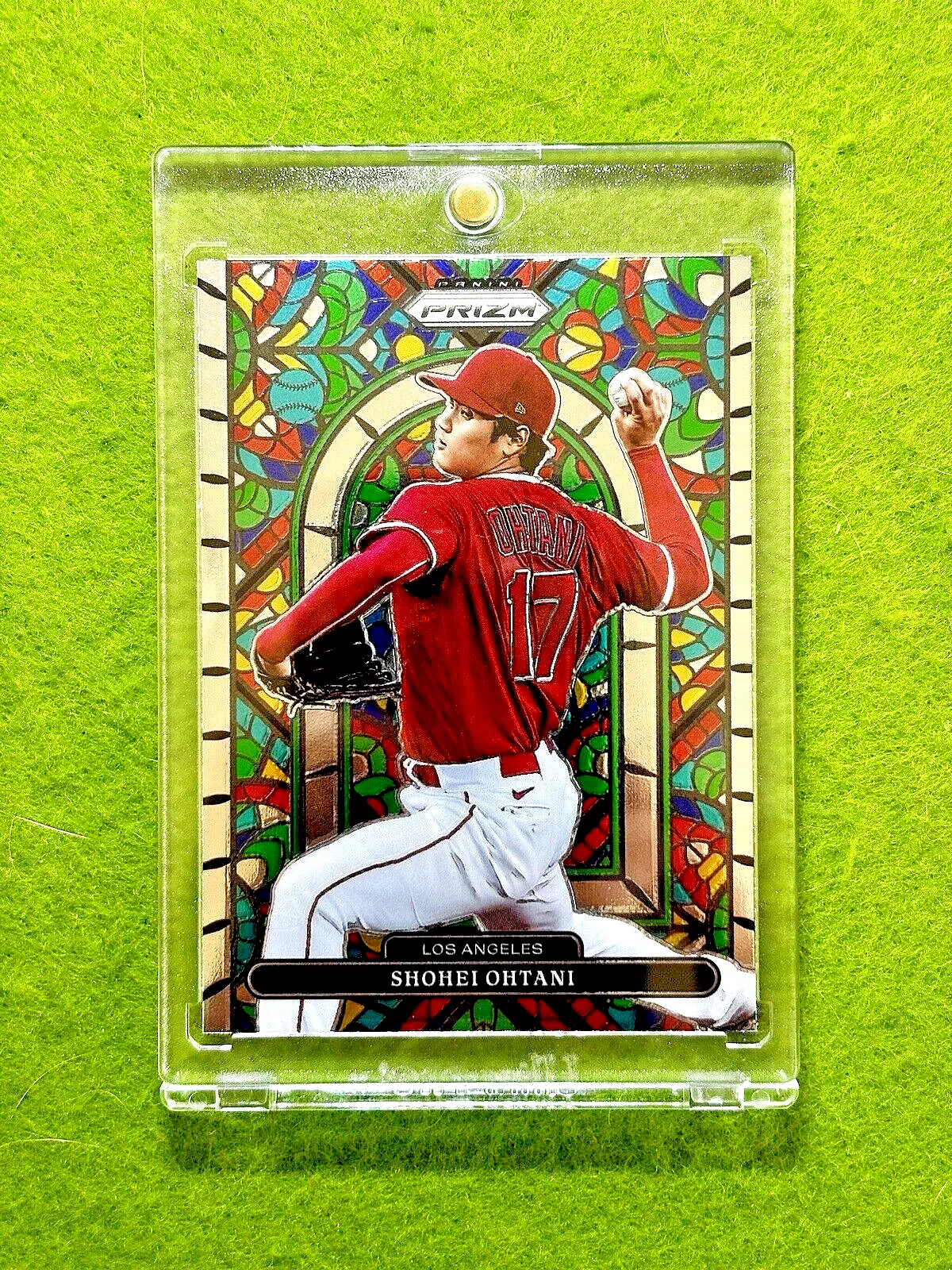 Shohei Ohtani STAINED GLASS PRIZM CARD Jersey #17 ANGELS 2022 Panini SP DODGERS - Walmart.com