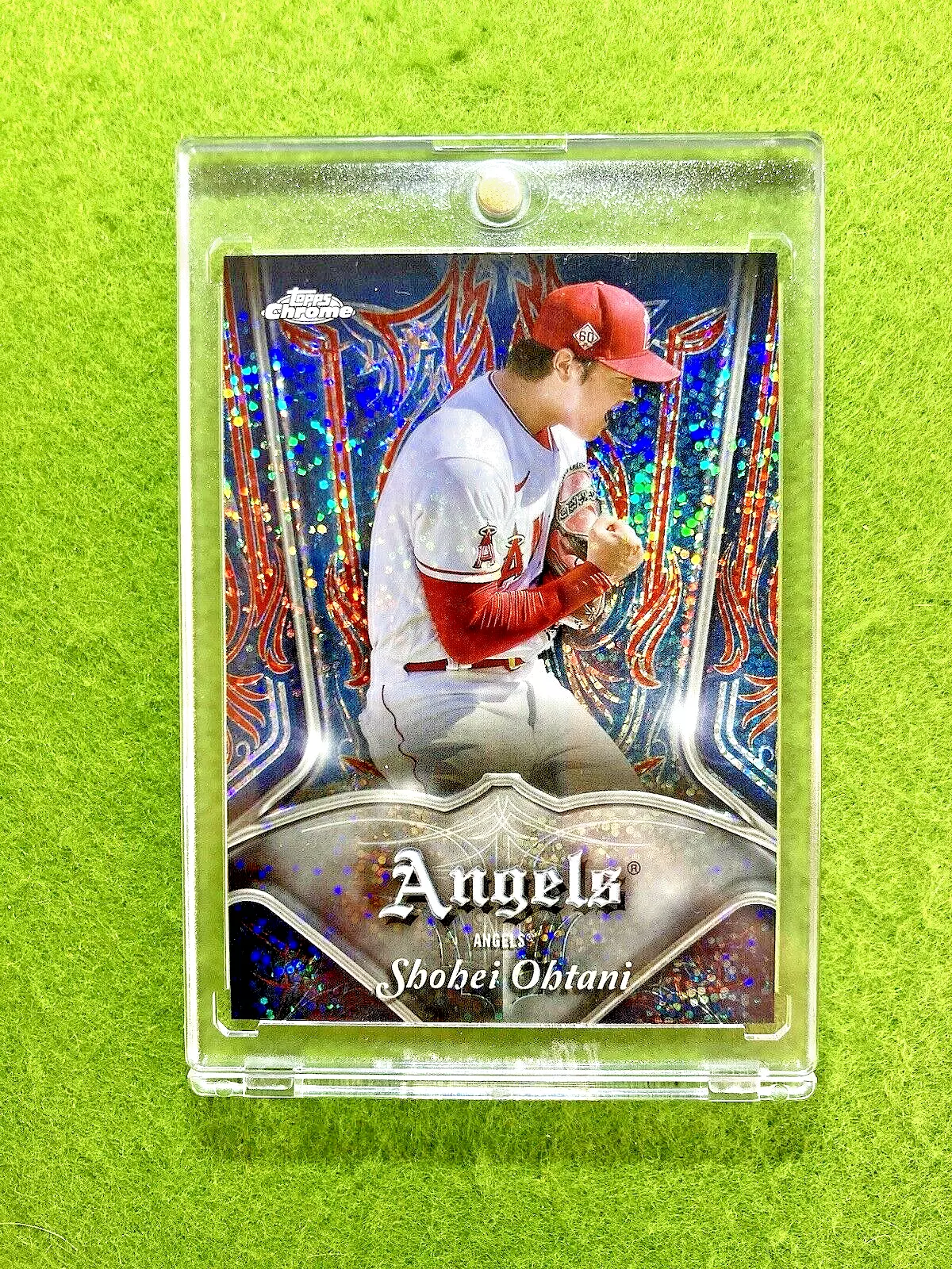 Shohei Ohtani WHITE SPARKLE PRIZM REFRACTOR SP CARD 2022 SHOHEI OHTANI ...