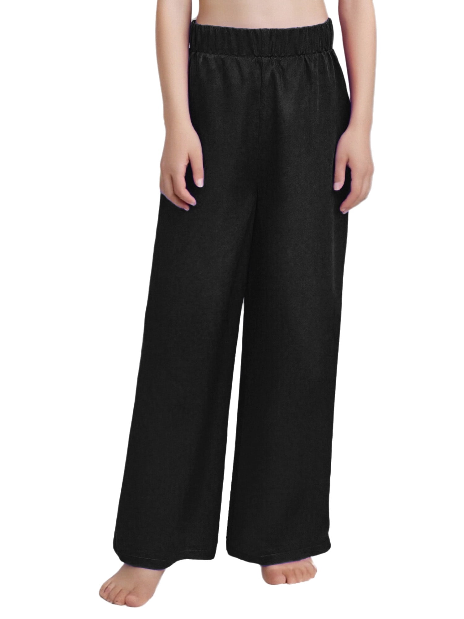 Sholeno Boys Girls Praise Dance Palazzo Pants Church Worship Satin Wide ...