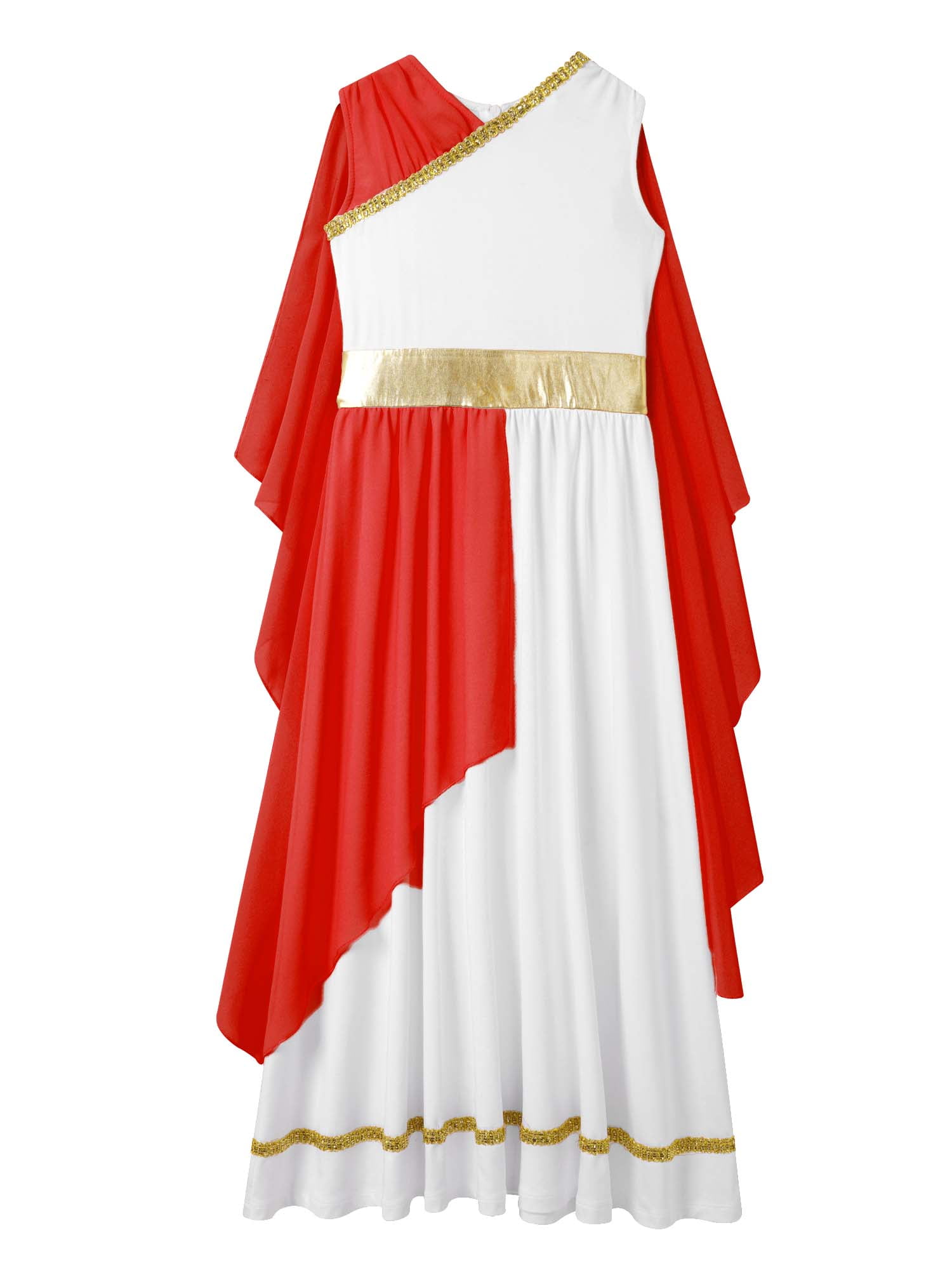 Sholeno Girls Ancient Greek Princess Dress Greece Athena God Toga Party ...