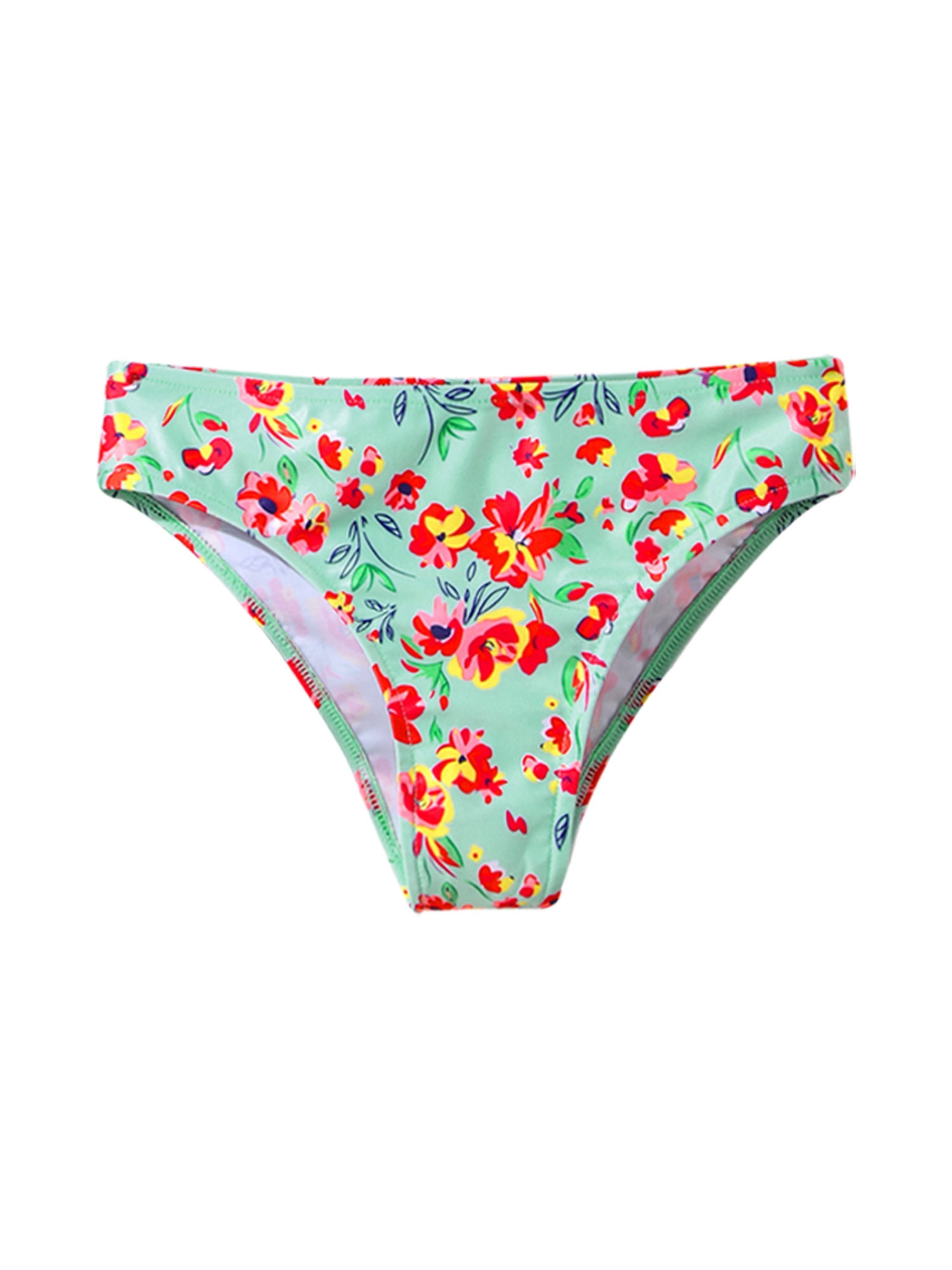 Sholeno Girls Bikini Bottoms UPF50+ Rash Guard Swim Briefs for Water ...