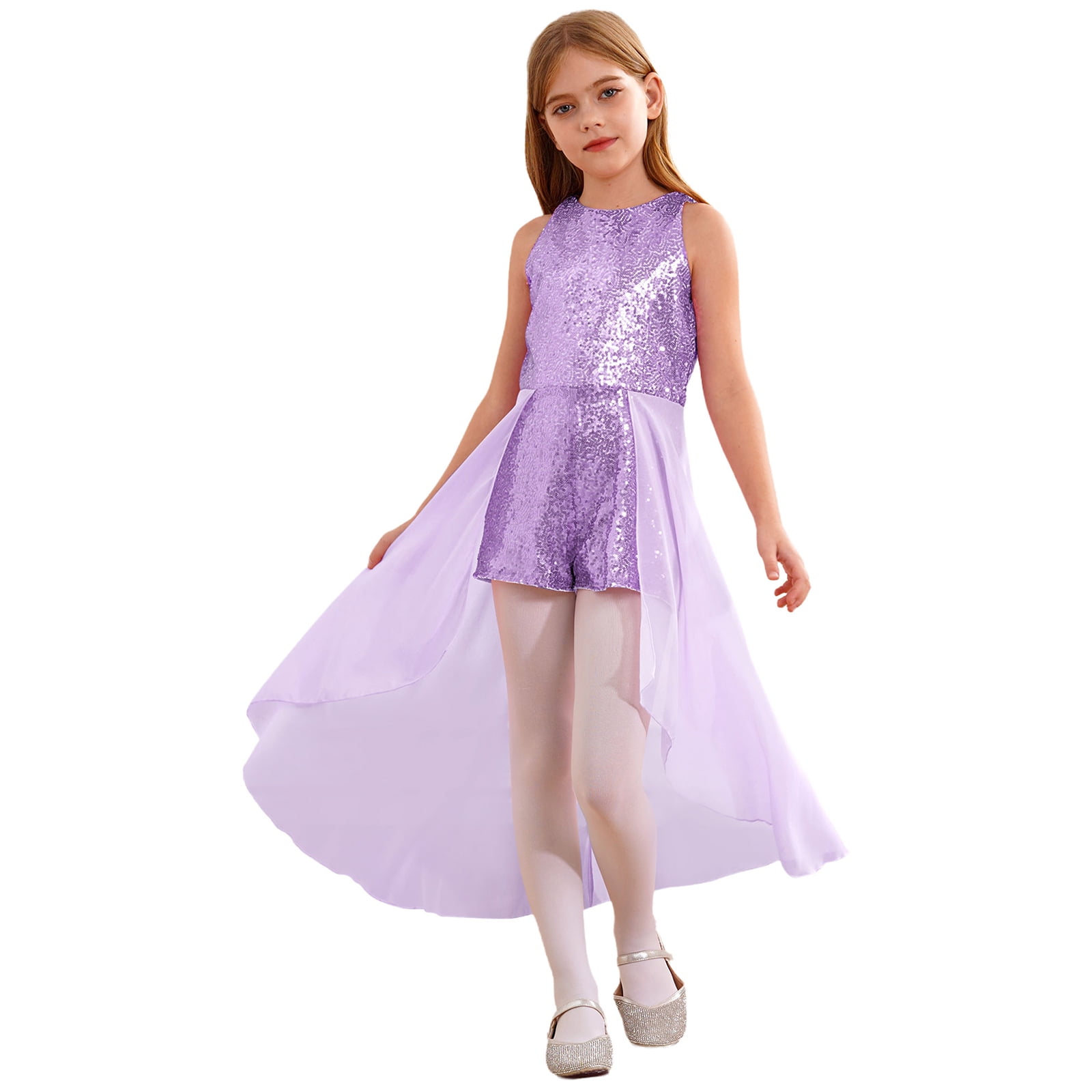 Sholeno Girls Sleeveless Sequined Birthday Prom Party Jumpsuit Pageant ...