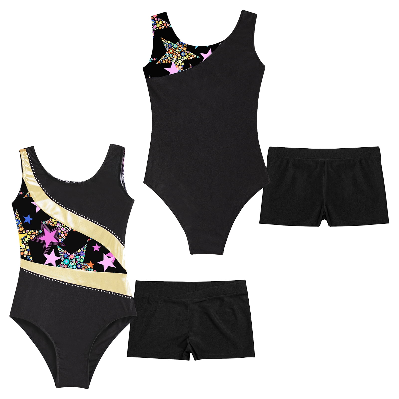 Sholeno Kids Girls Ballet Leotards Dancewear Gymnastics Tank Top ...