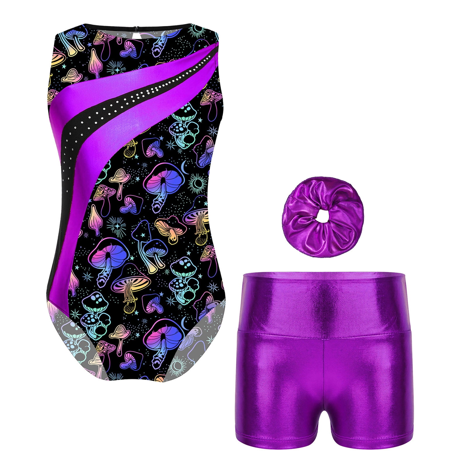 Sholeno Kids Girls Gymnastics Ballet Dance Leotards with Matching ...