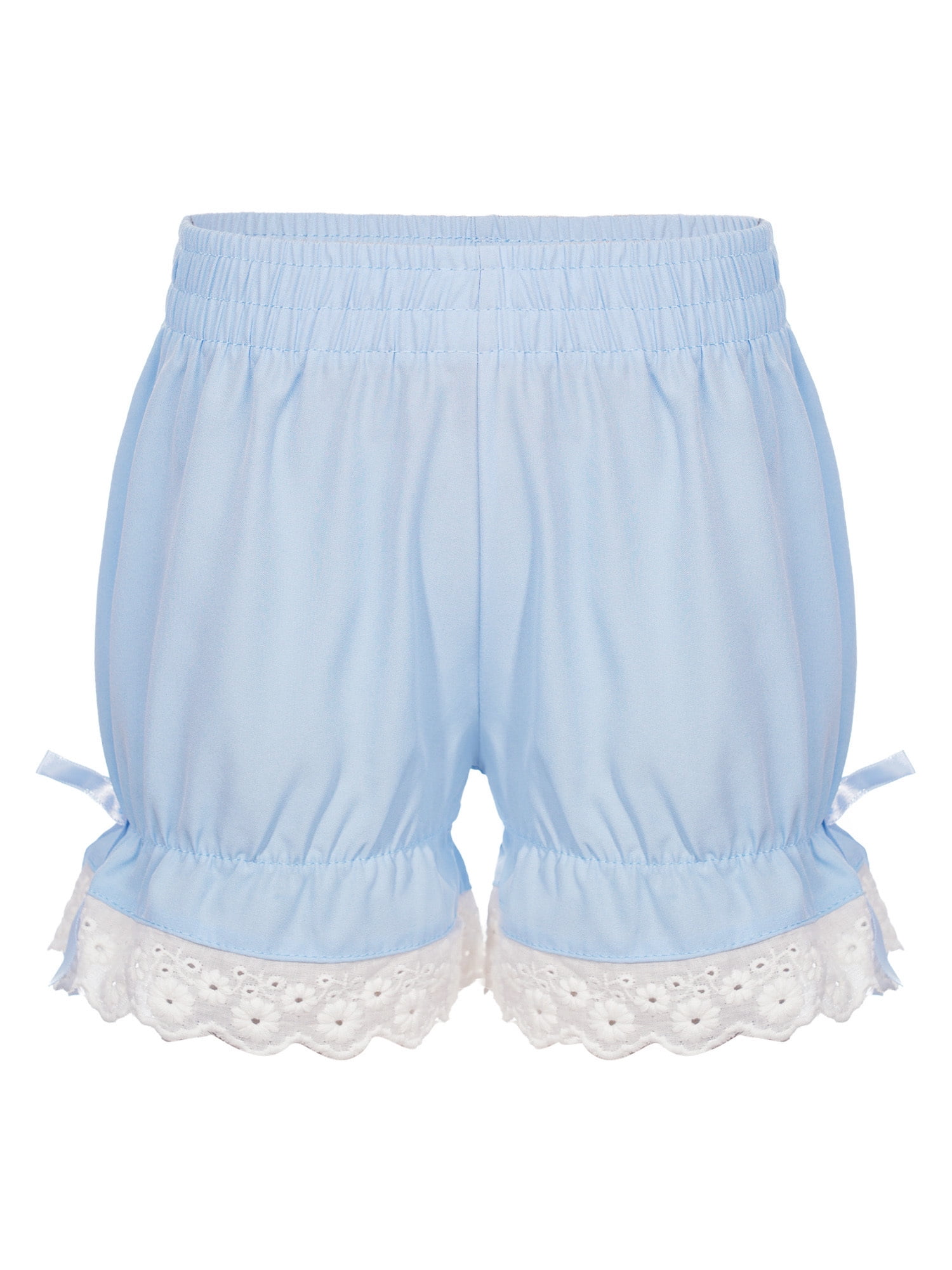 Sholeno Kids Girls Ruffle Lace Bowknot Dance Shorts Pumpkin Bloomers ...