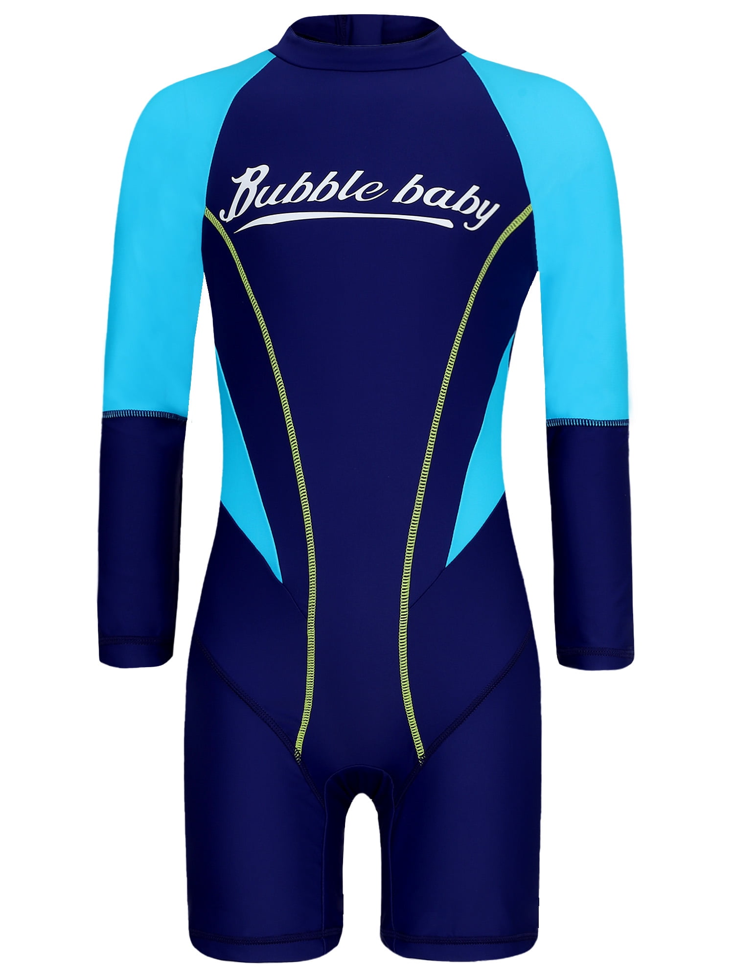 Sholeno Unisex Kids One Piece Athletic Swimwear UPF 50+ Long Sleeve ...