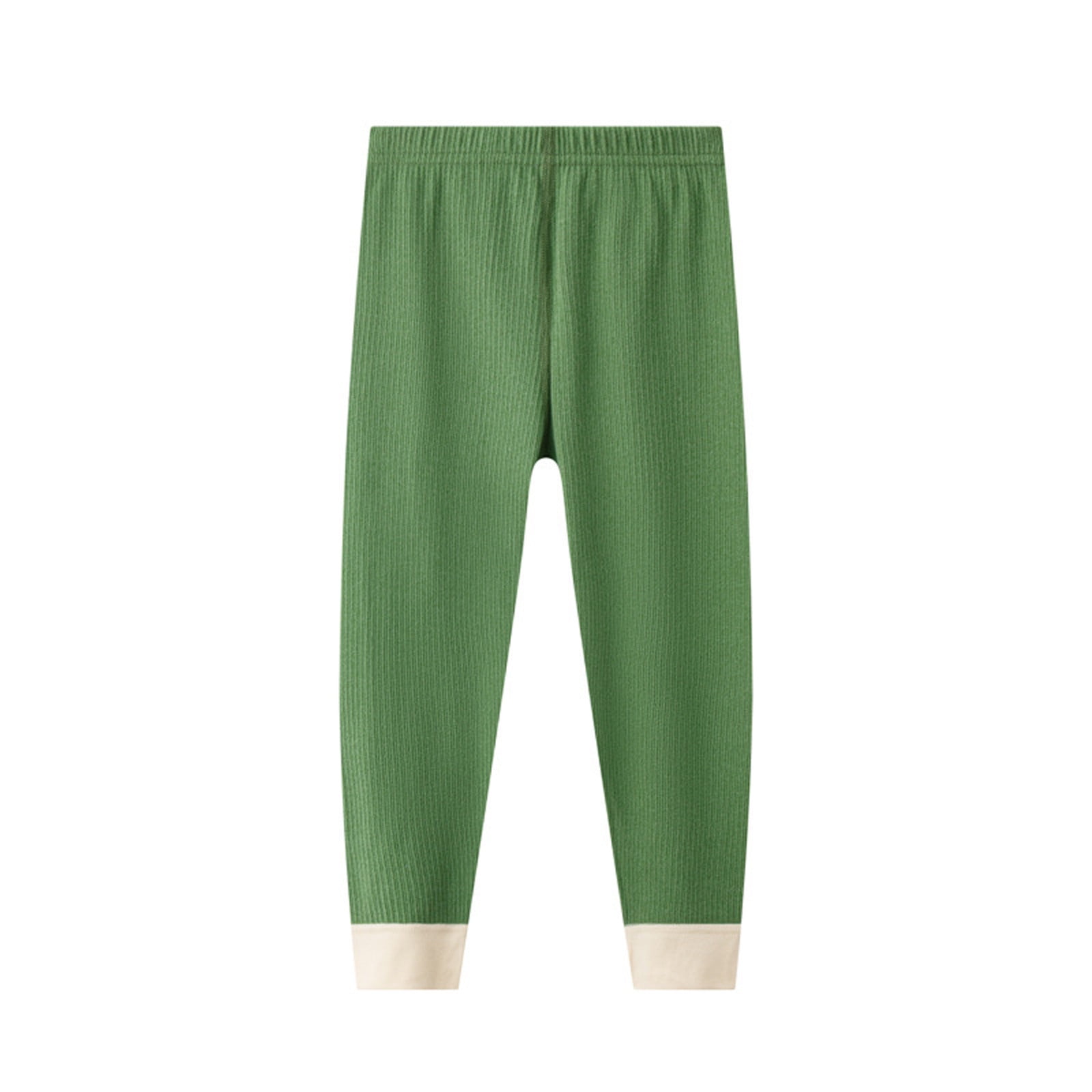 ShomPort Girls' Thermal Bottom Cotton Cable Knit Leggings Solid Color ...