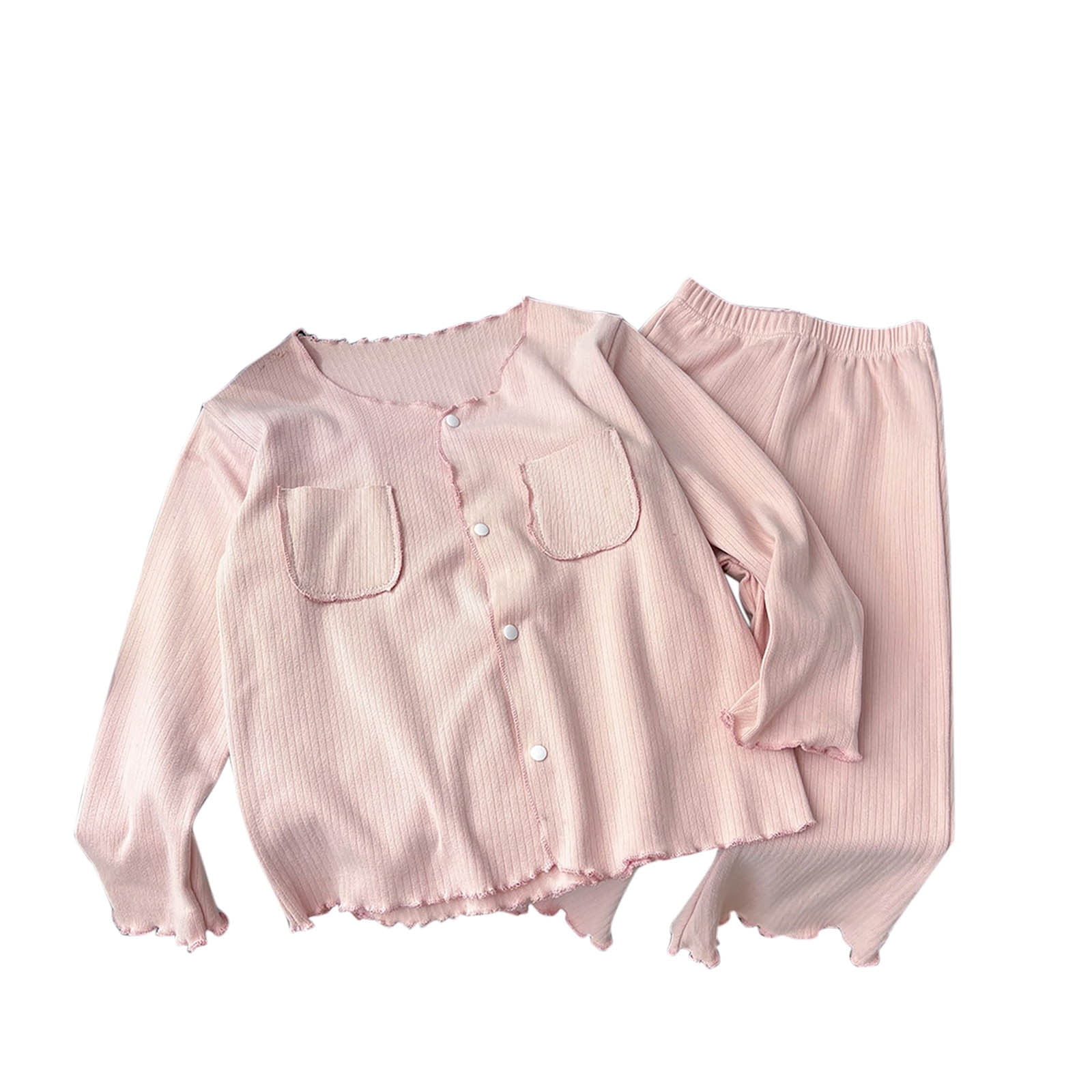 ShomPort Kids Base Layer Set Toddler Soft Buttons Down Top & Bottom ...