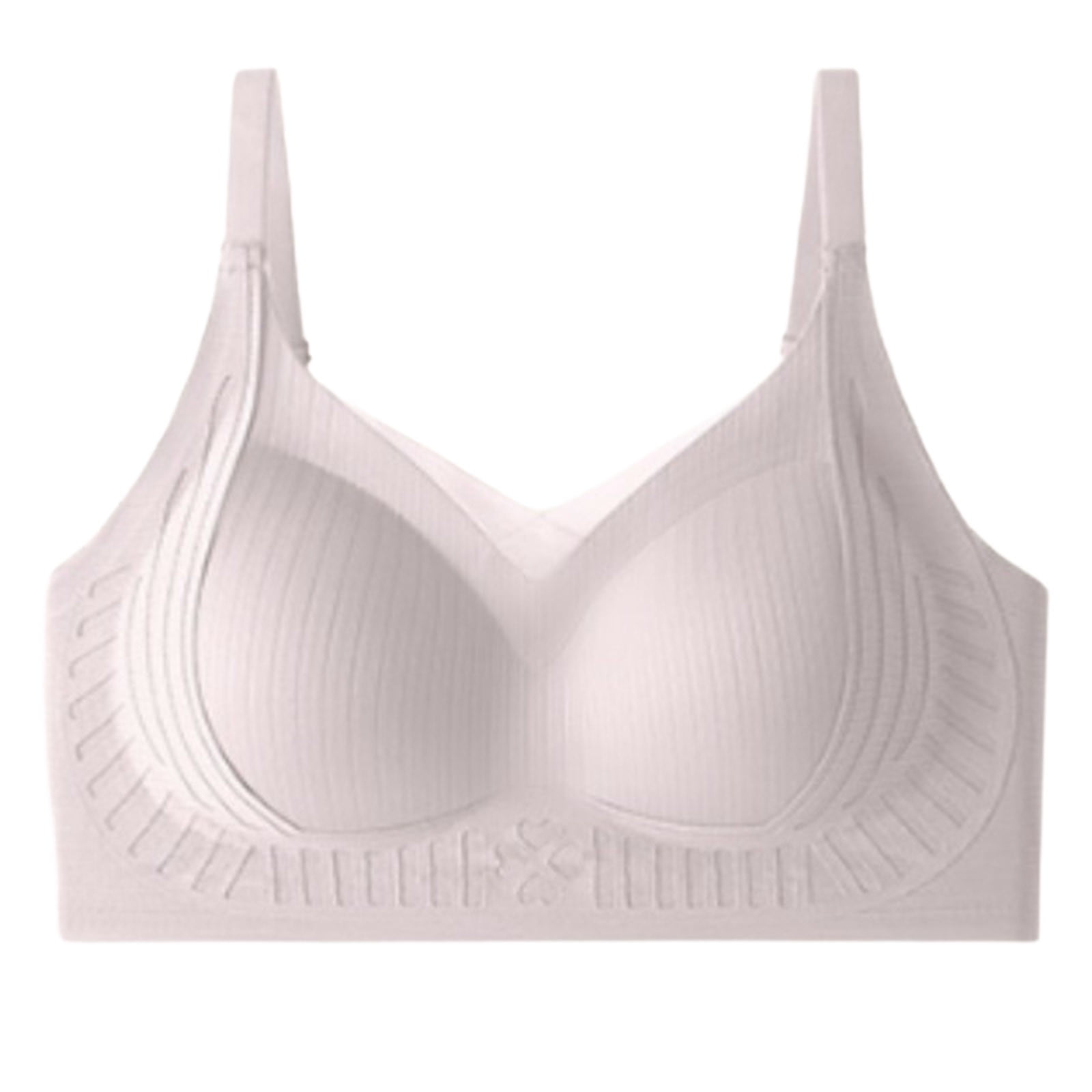 ShomPort Women's Full Coverage Bras Textured Supportive Adjustable ...