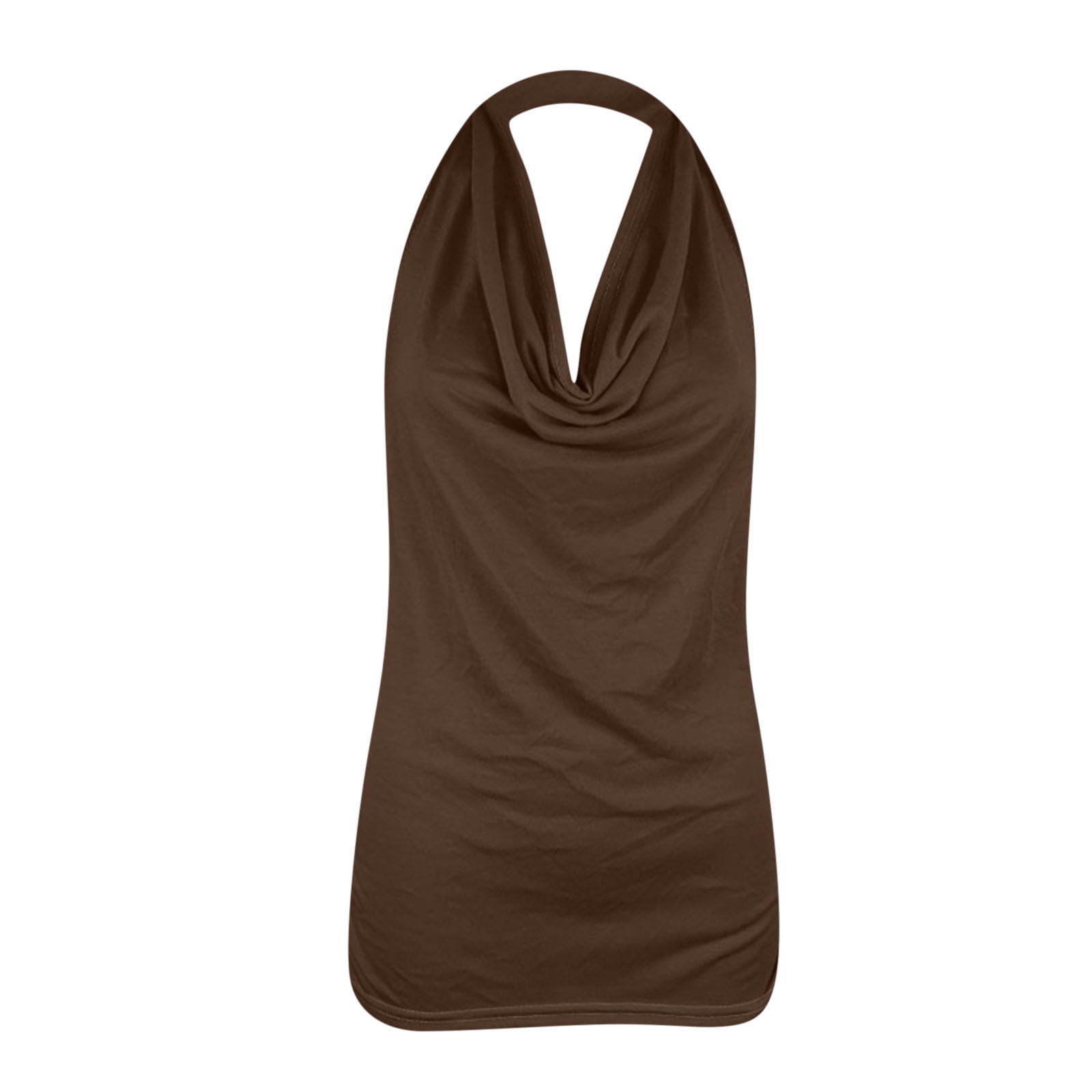 ShomPort Women's Summer Sleeveless Vest Tops Casual V Neck Pleated ...