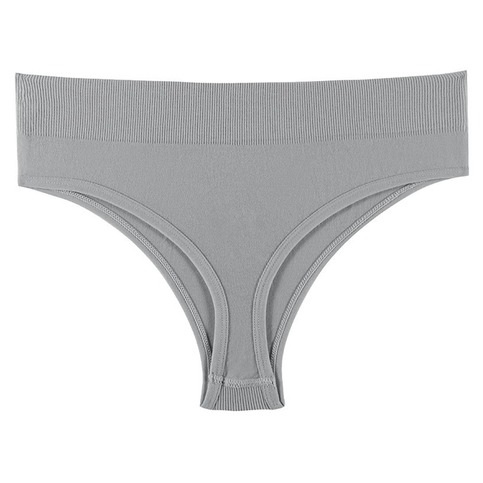 ShomPort Women's Thong Panties Comfortable Seamless T-Back Briefs ...