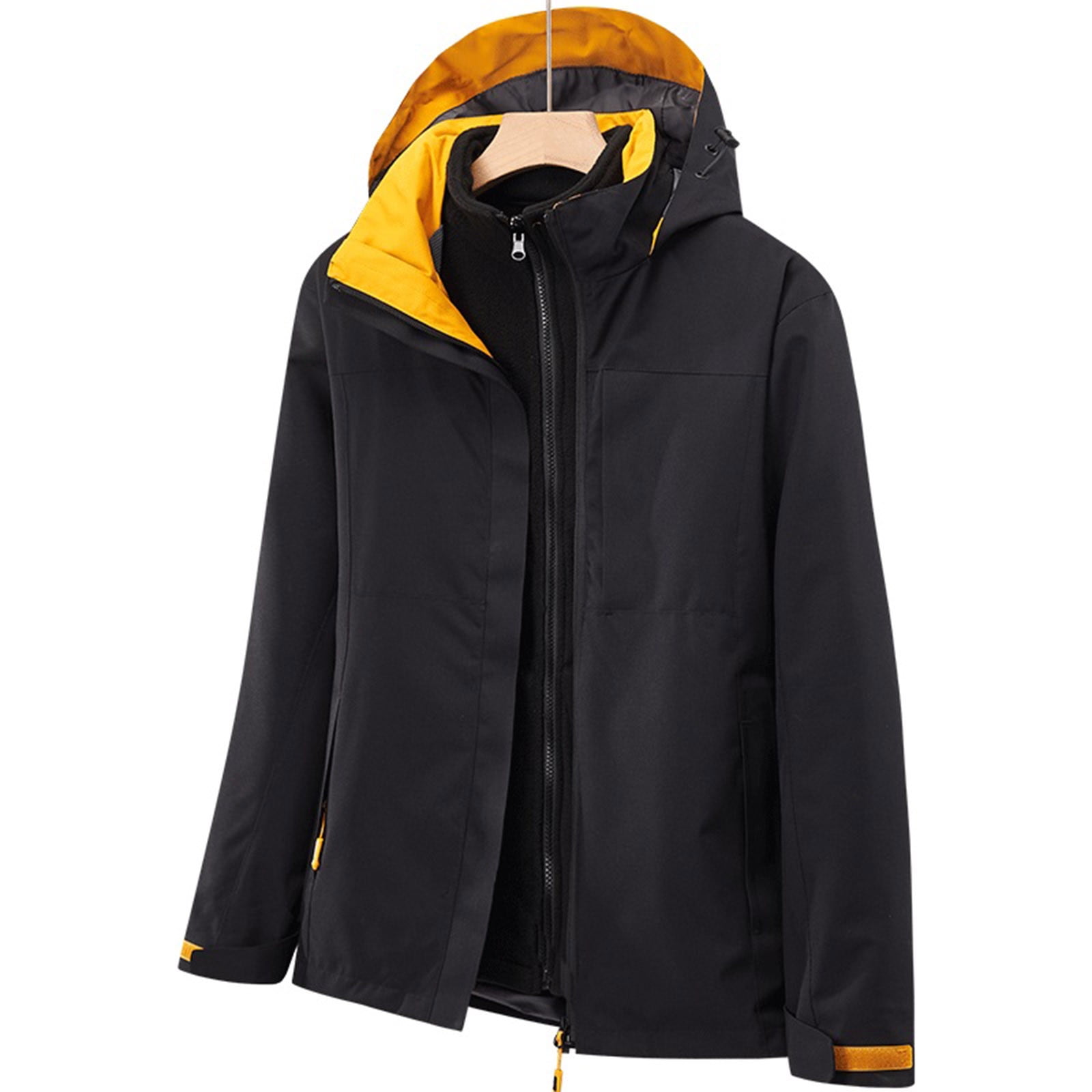 ShomPort Womens 3-in-1 Winter Jacket Waterproof Windproof Rain Coat ...