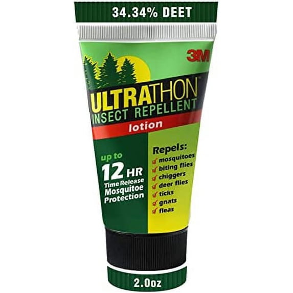 3M Ultrathon Insect Repellent, Splash/Sweat Resistant, Bug Spray, 2 Oz ...