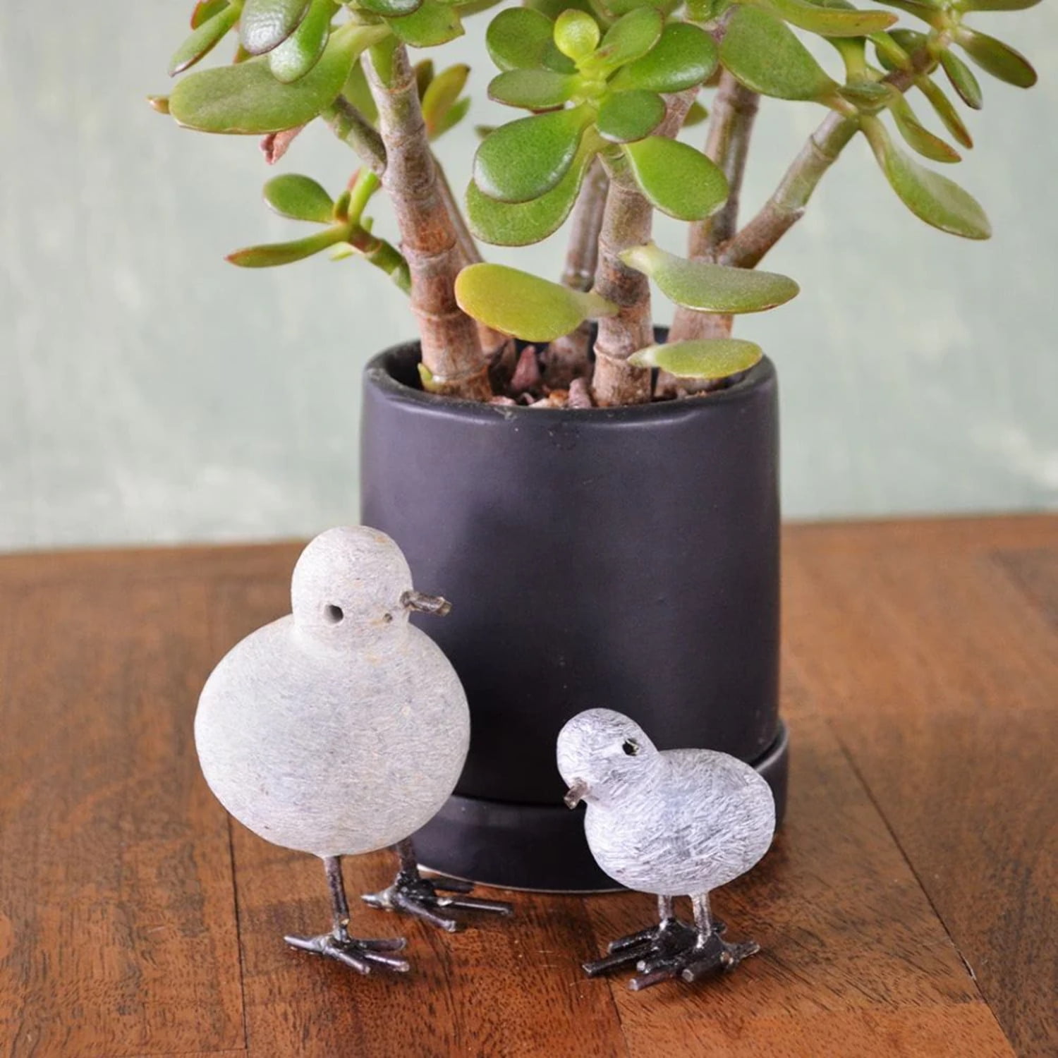 Shona Stone Mini Chikadee Birds Set of 2 - Walmart.com