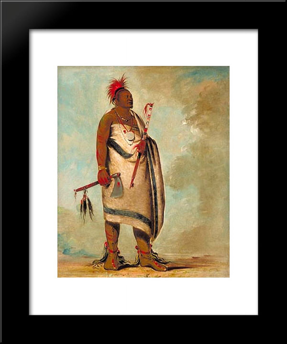 Shonka Sabe (Black Dog). Chief of the Hunkah division of the Osage ...