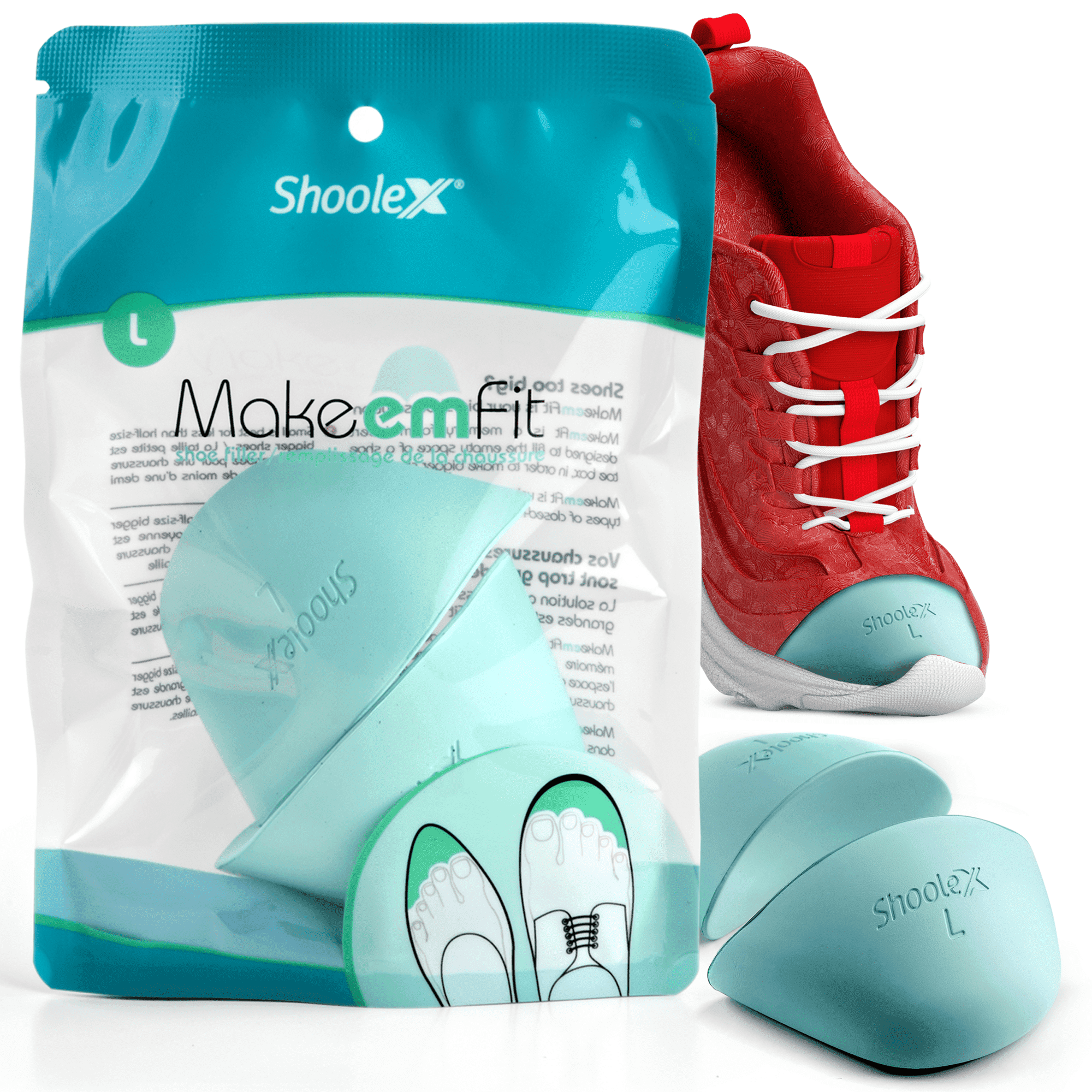 Shoolex Big Shoe Filler insert, Unisex Shoe Toe Filler Inserts To Make ...