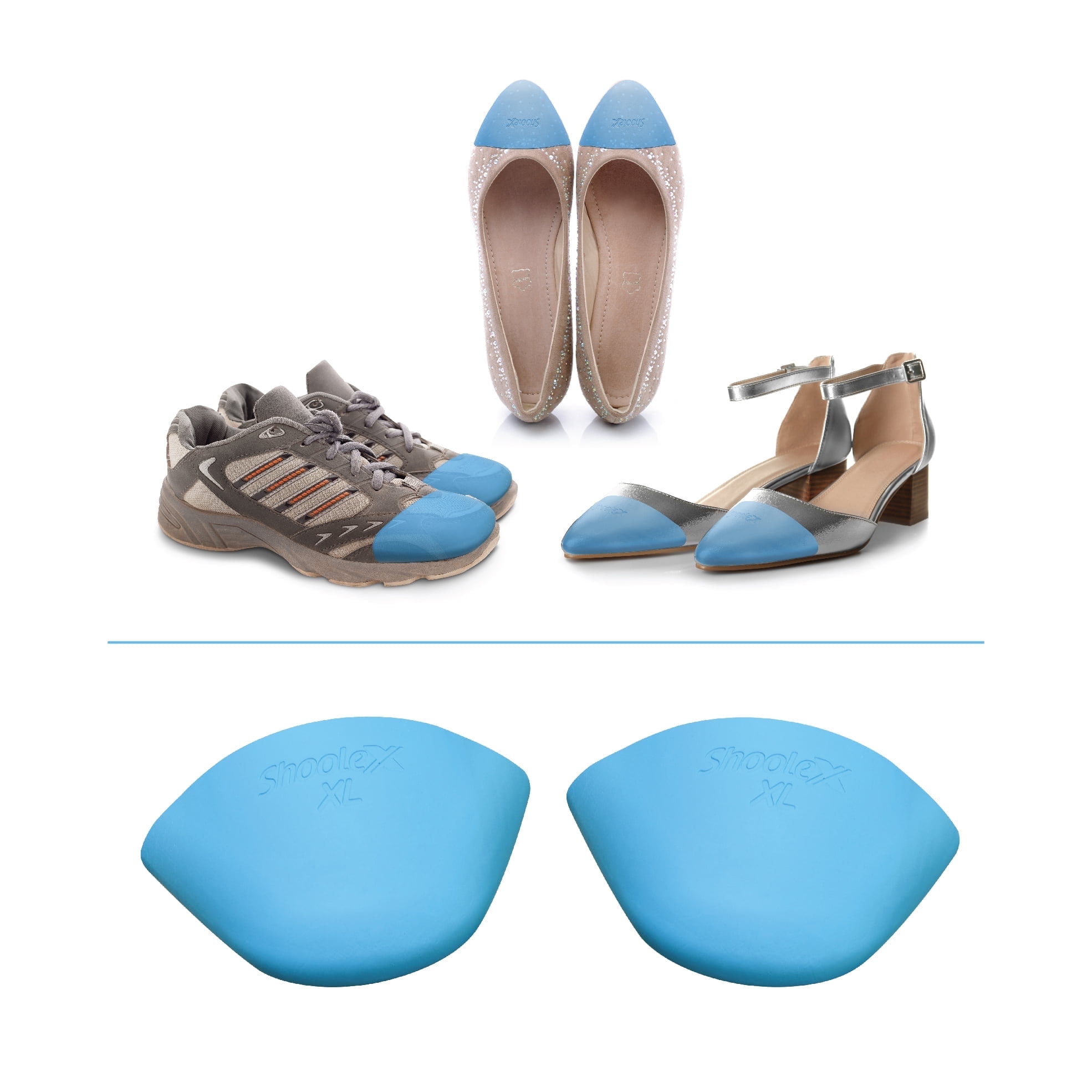 Shoolex, Shoe filler Insert, Unisex, Shoe Toe Filler Insert to make big ...