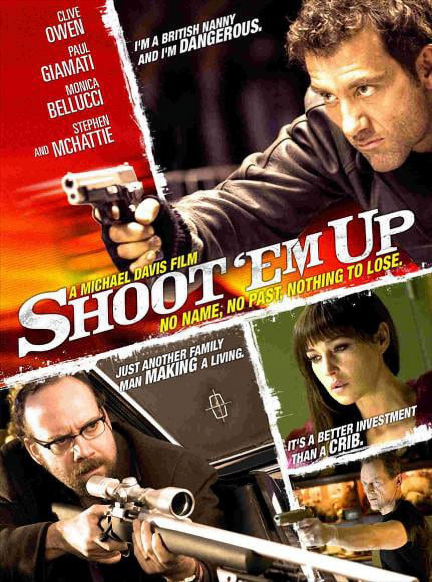 Shoot 'Em Up - movie POSTER (Style E) (11" x 17") (2007) - Walmart.com