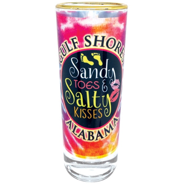 Shooter Dye Sub Gold Rim San Dye Toes Salty Kisses Tie Dye Gulf Shores ...