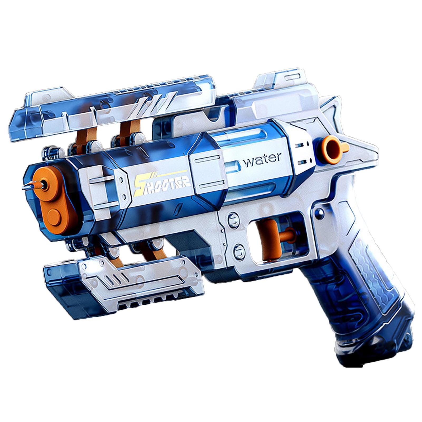 Shooter Exploding Mechanical Water Gun Manual Handheld Mini Pool Toy ...