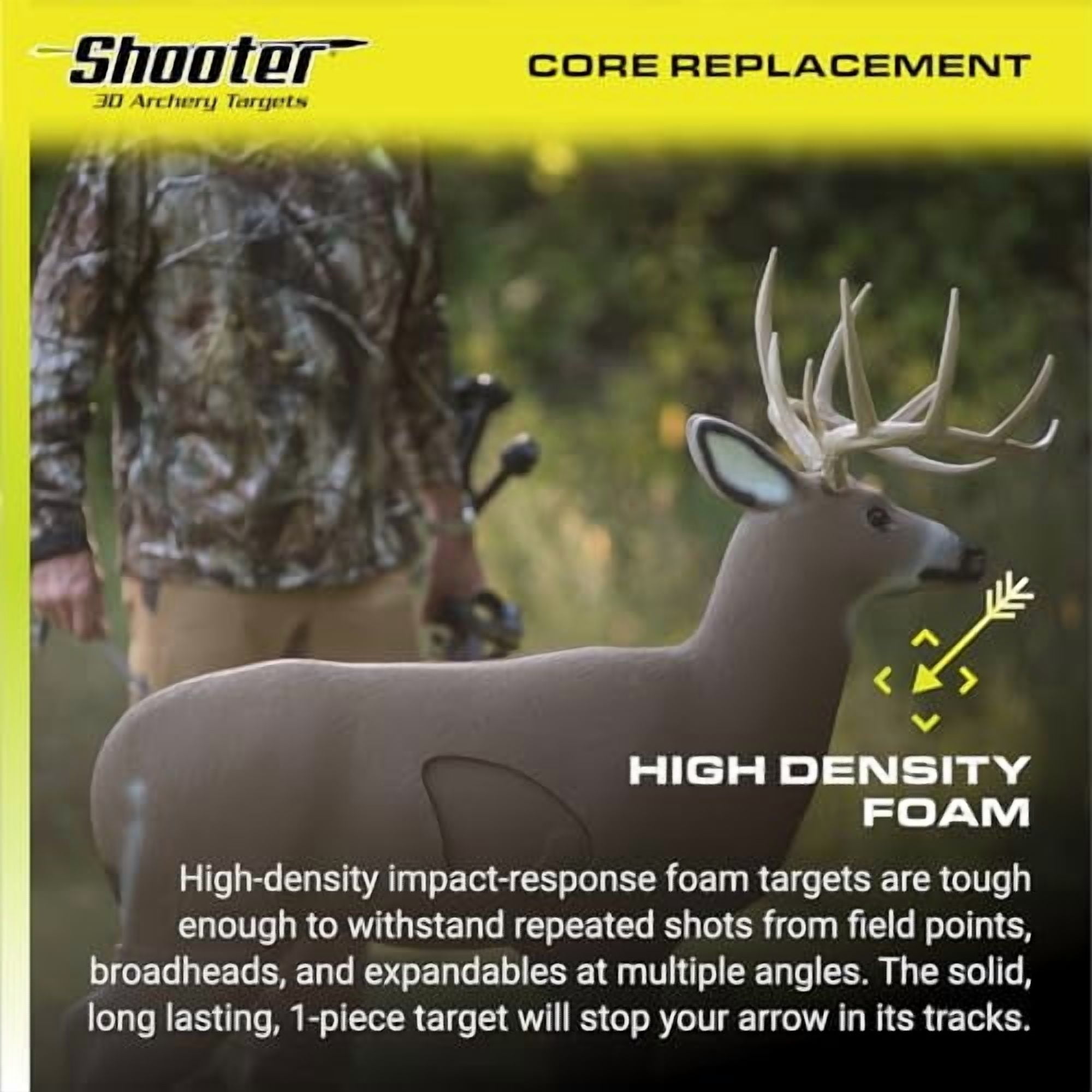 Shooter Field Logic Buck 3D Replaceable Insert Core, Tan (G71640 ...