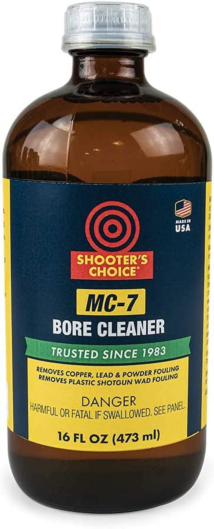 Shooter's Choice Mc-7 Bore Cleaner & Conditioner Glass Bottle 16oz ...