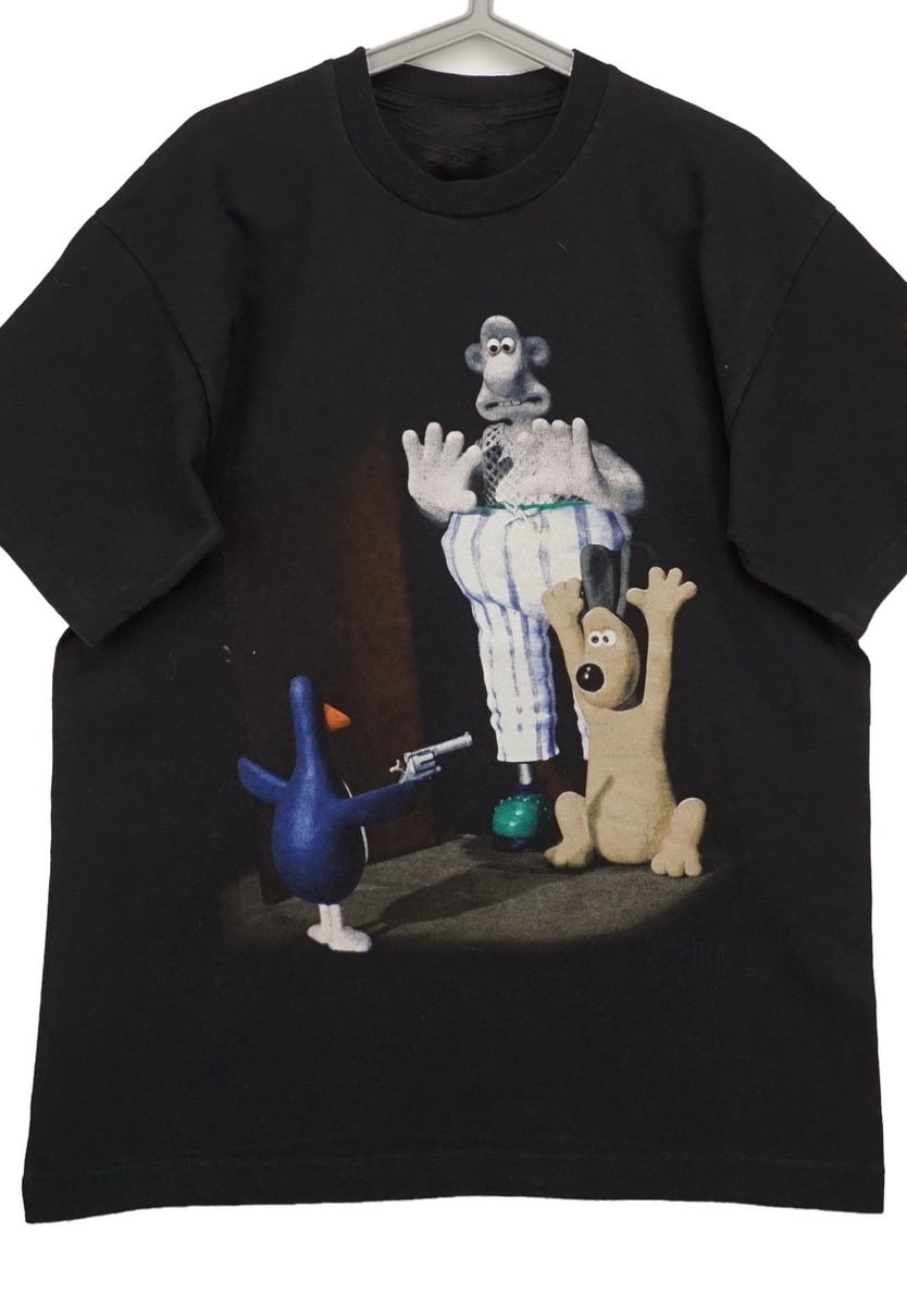Shooting Bird Wallace And Gromit Funny Cartoon Shirt Black Unisex S-5XL ...