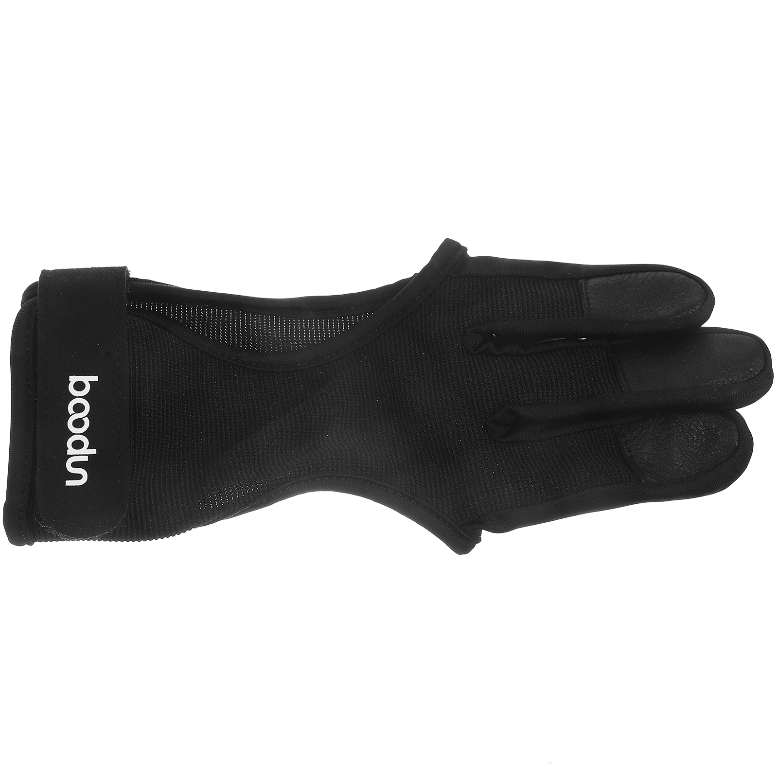 Raindrops Black Archery Glove Knitting Finger Protection For Shooting ...