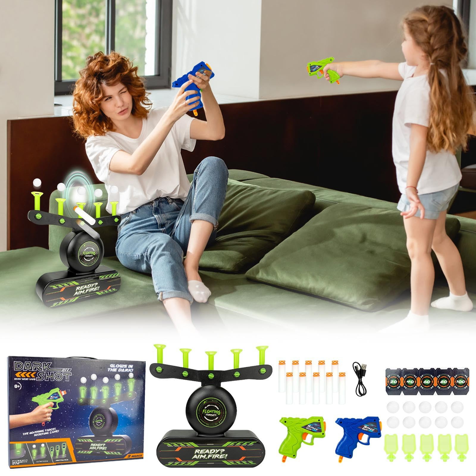 Shooting Games for Kids-Floating Ball Targets for Shooting with Foam ...