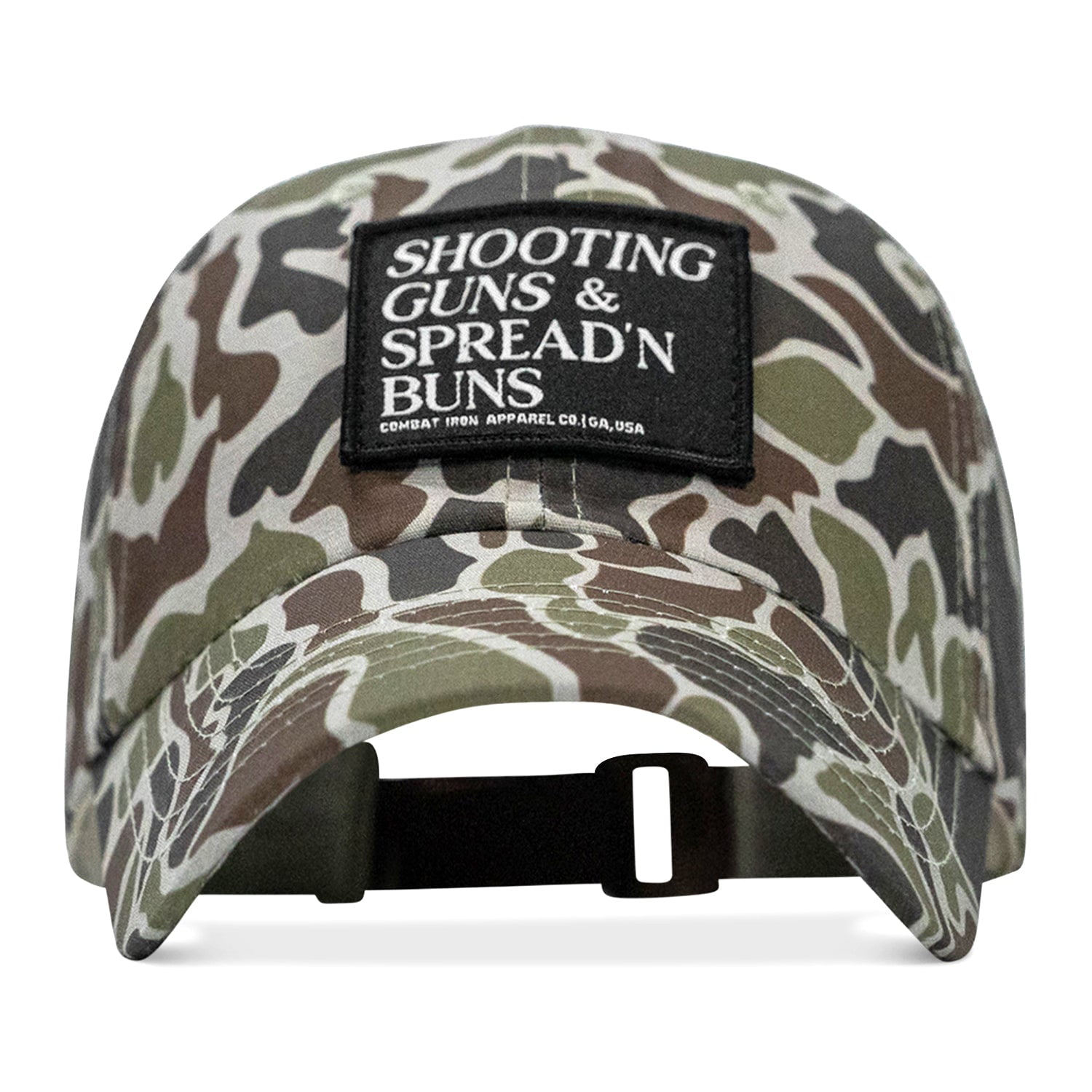 Shooting Guns & Spread'n Buns Patch Ripstop Low Pro Hat Duck Camo ...